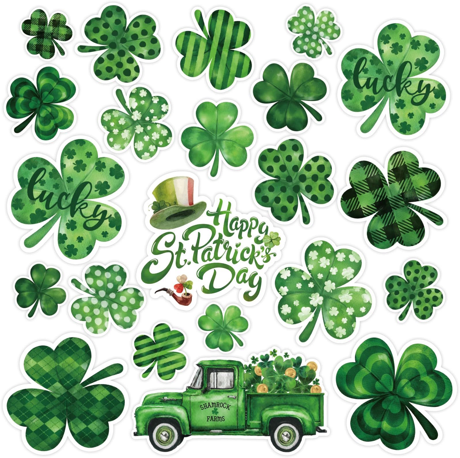Amazon.com: St. Patrick's Day Magnetic Refrigerator Decoration Car ...
