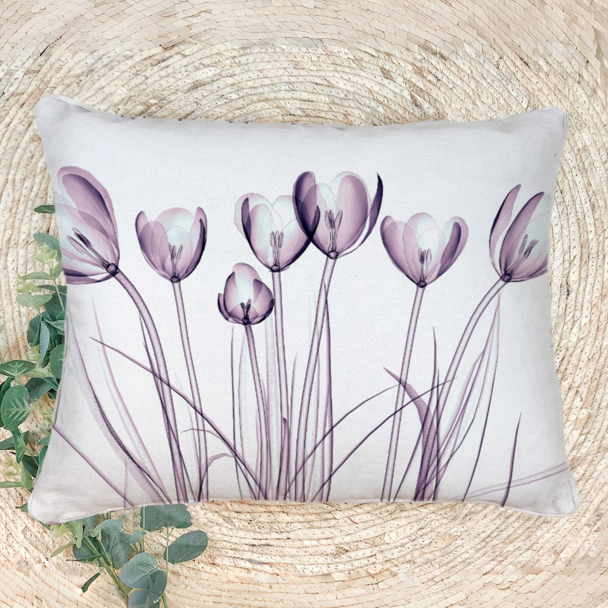 Amazon.com: Sladjana Textured Modern Minimalist Pillow Cover with ...