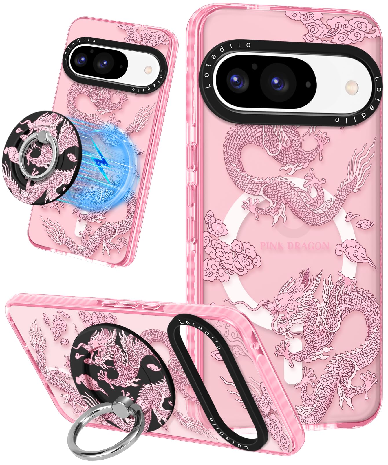 Amazon.com: Lotadilo Cute for Google Pixel 9 Pro/9 Case - Compatible ...