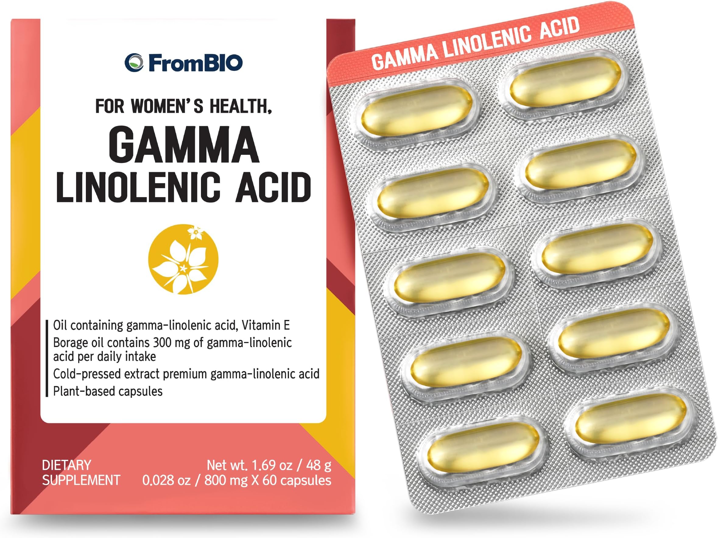 Amazon.com: Naturetition Supplements GLA Gamma Linolenic Acid 800mg ...