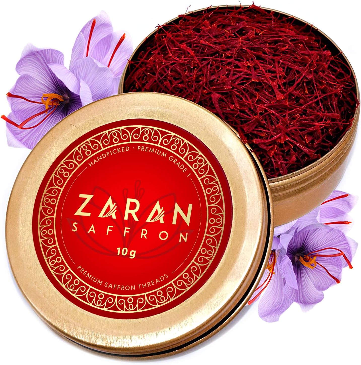Amazon.com : Premium Saffron Threads, Pure All Red Saffron Spice ...