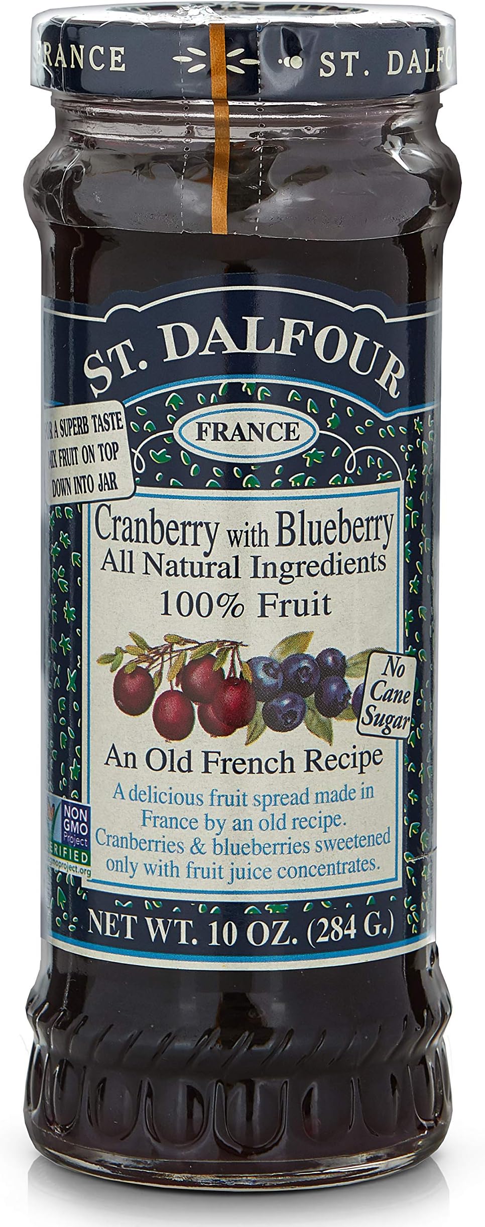 Amazon.com : St. Dalfour Red Raspberry Fruit Spread, 10 Ounce : Coffee ...