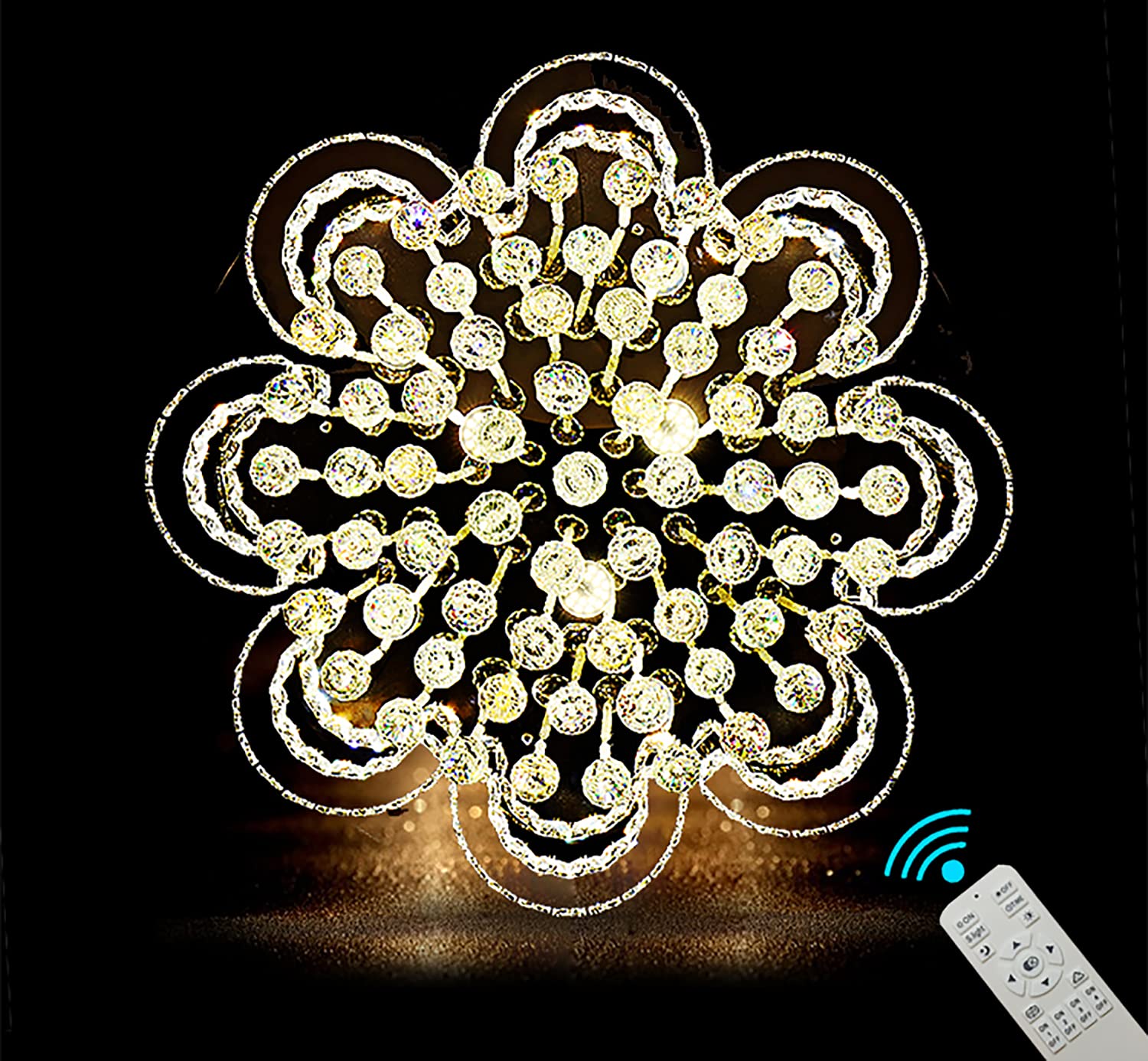 Modern Square Crystal Shaped Lighting