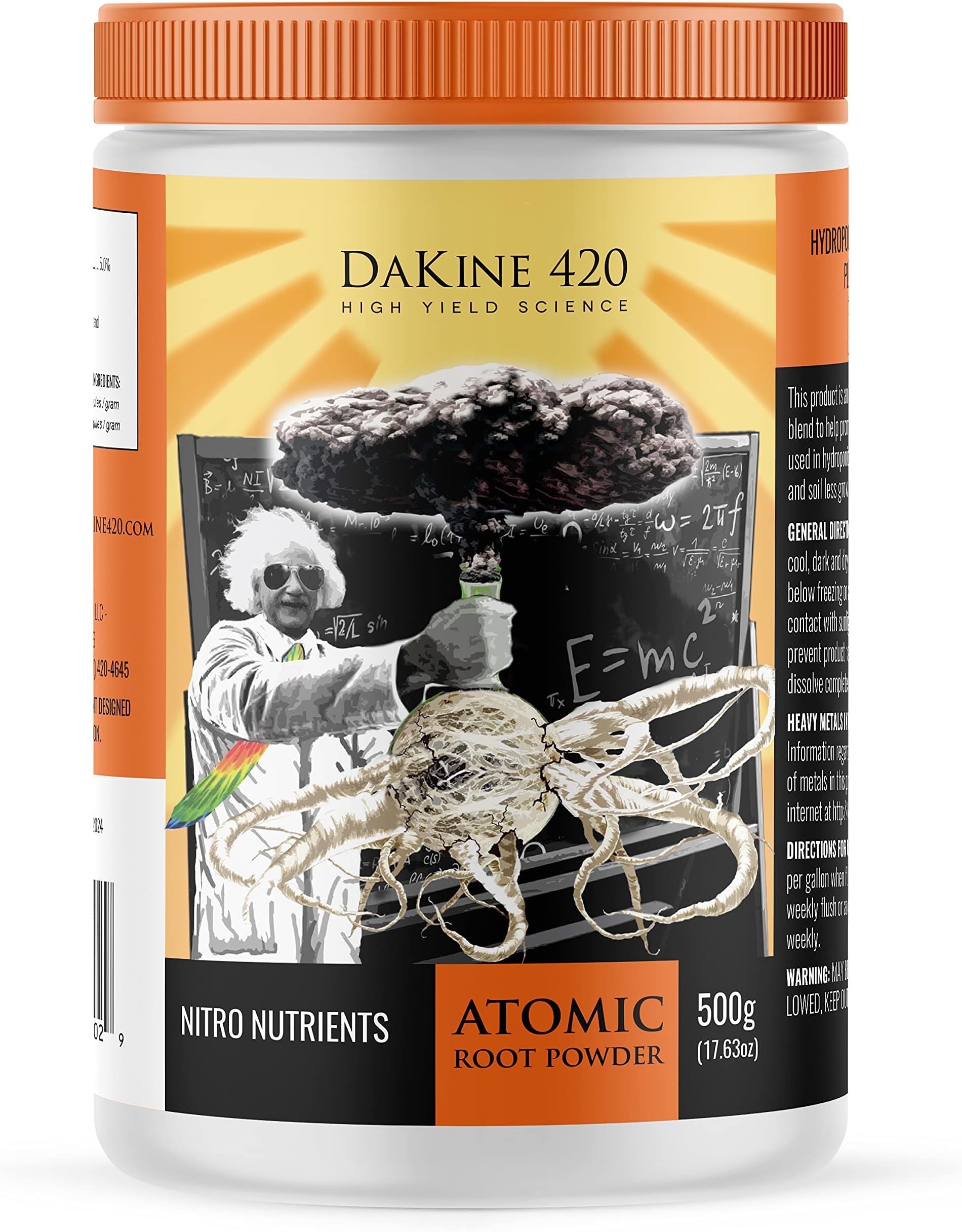 Amazon.com : DaKine 420 Nitro Nutrients Atomic Rooting Powder Nitrogen ...
