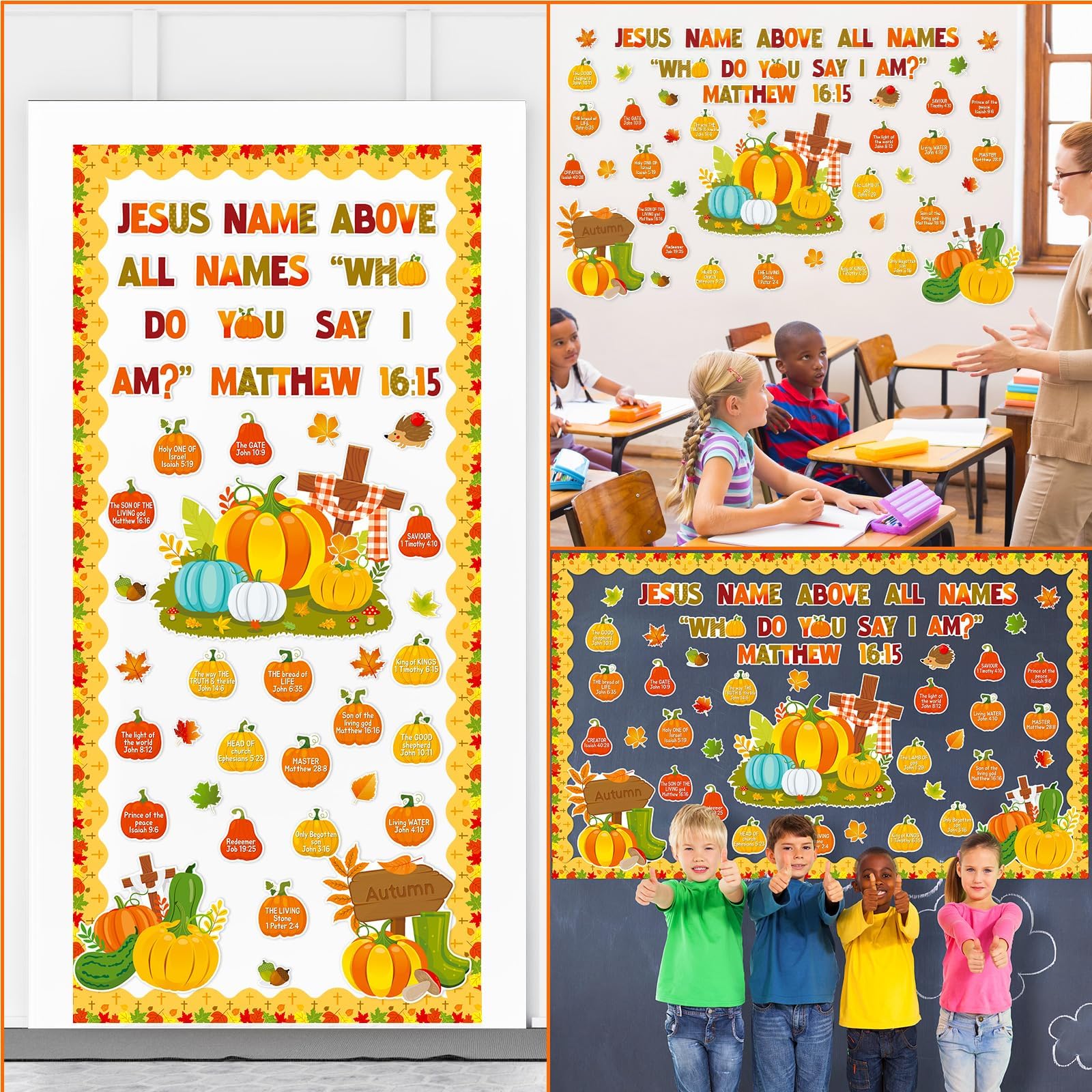 Snapklik.com : Thanksgiving Fall Christian Bulletin Board Decoration ...