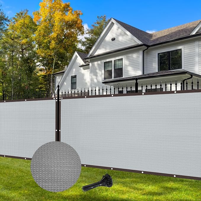 Amazon.com: Vandham Fence Privacy Screen 180GSM for Chain Link Fence ...