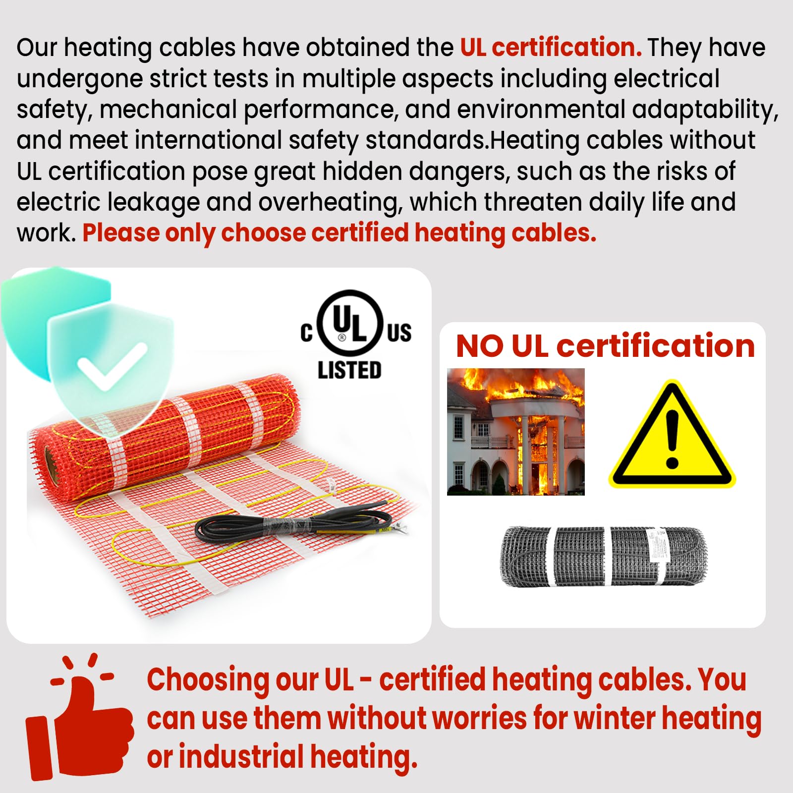 Snapklik.com : 40 Sqft Warmmat Electric Radiant Self-adhesive Floor ...