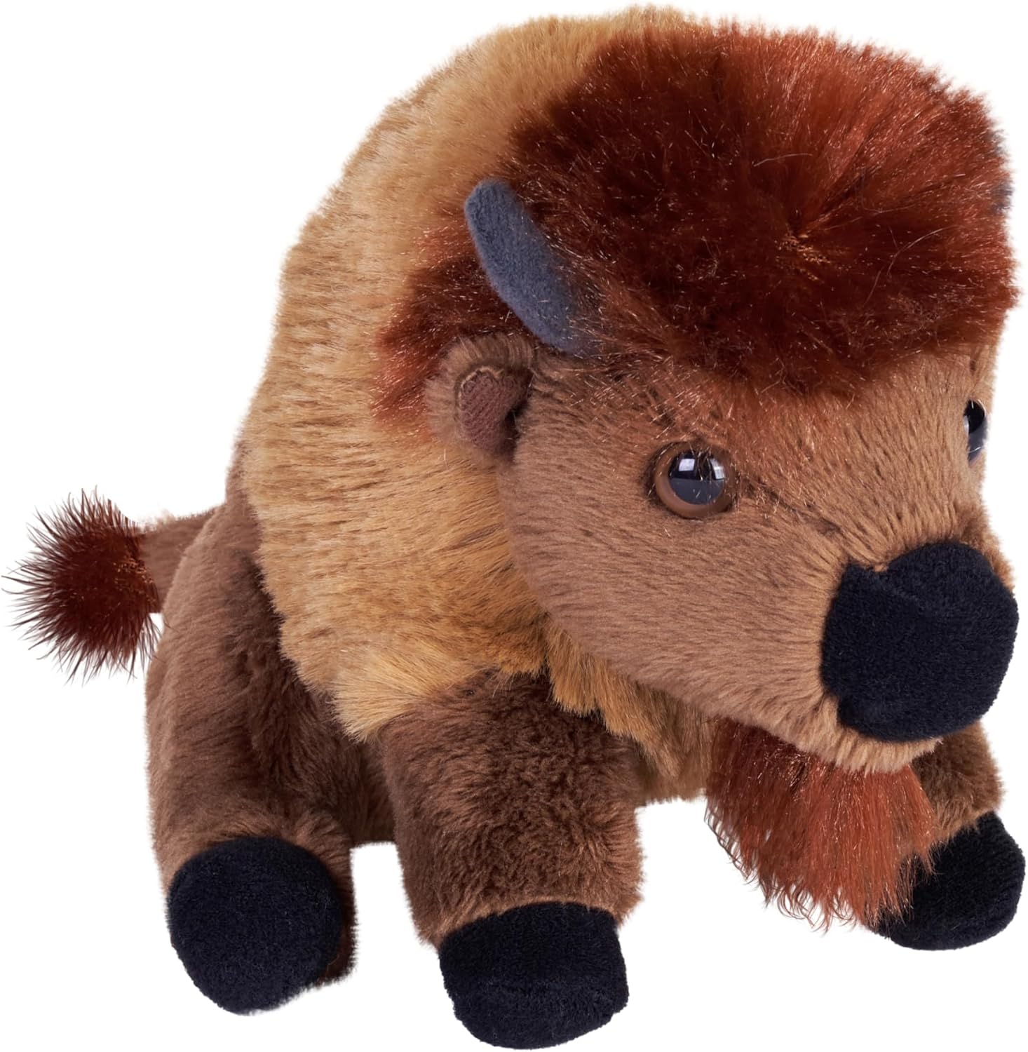 Wild Republic Pocketkins Eco Bison, Stuffed Animal, 5 Inches, Plush Toy ...