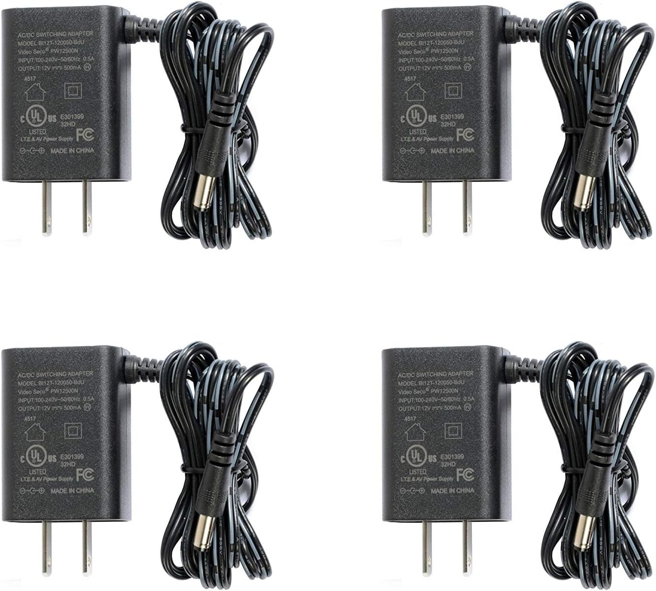 Amazon.com : [UL Certified] AC to DC 12V 3A Power Supply Adapter for ...