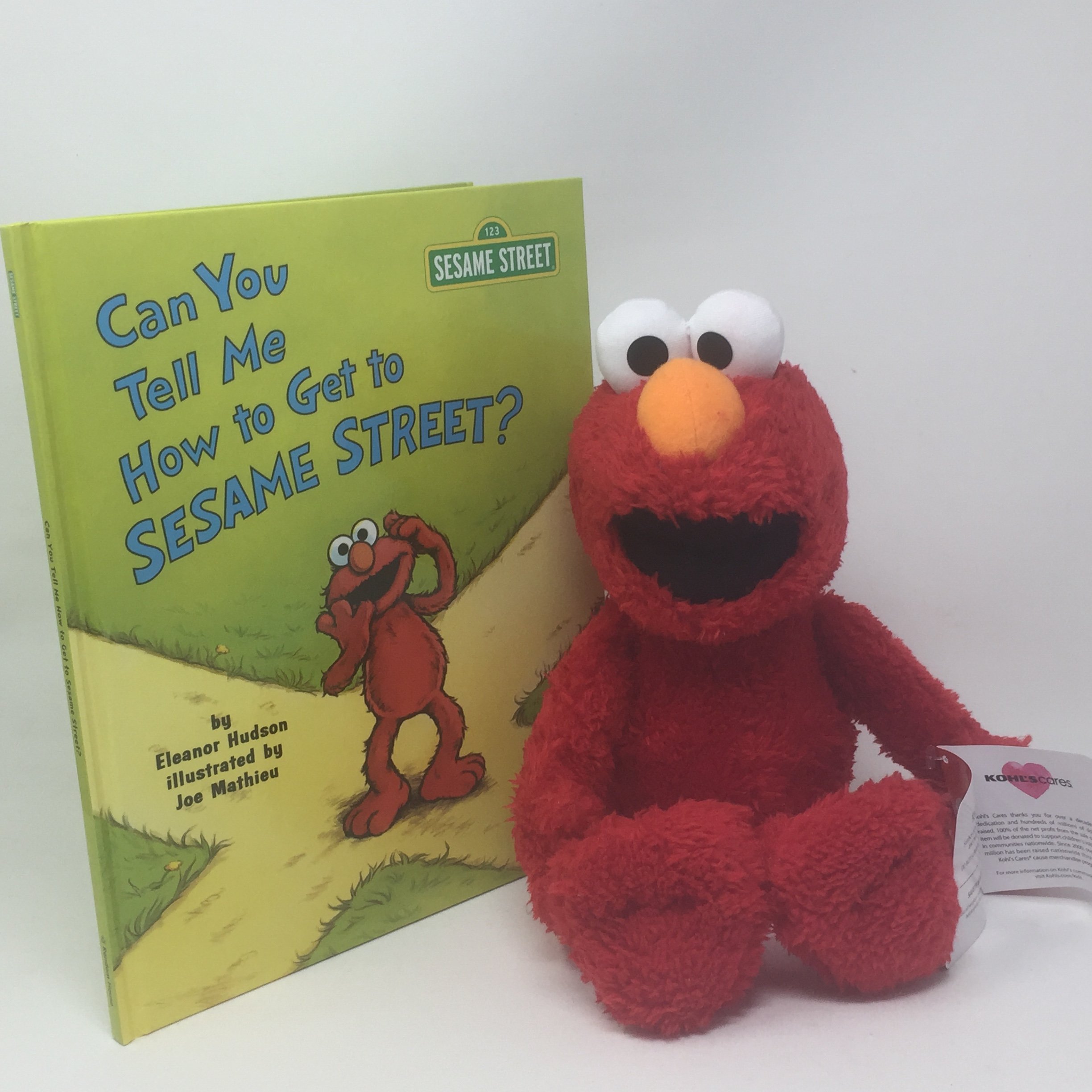 Buy Sesame Street Kohls Cares Elmo Plush Toy with Book Bundle - Book ...