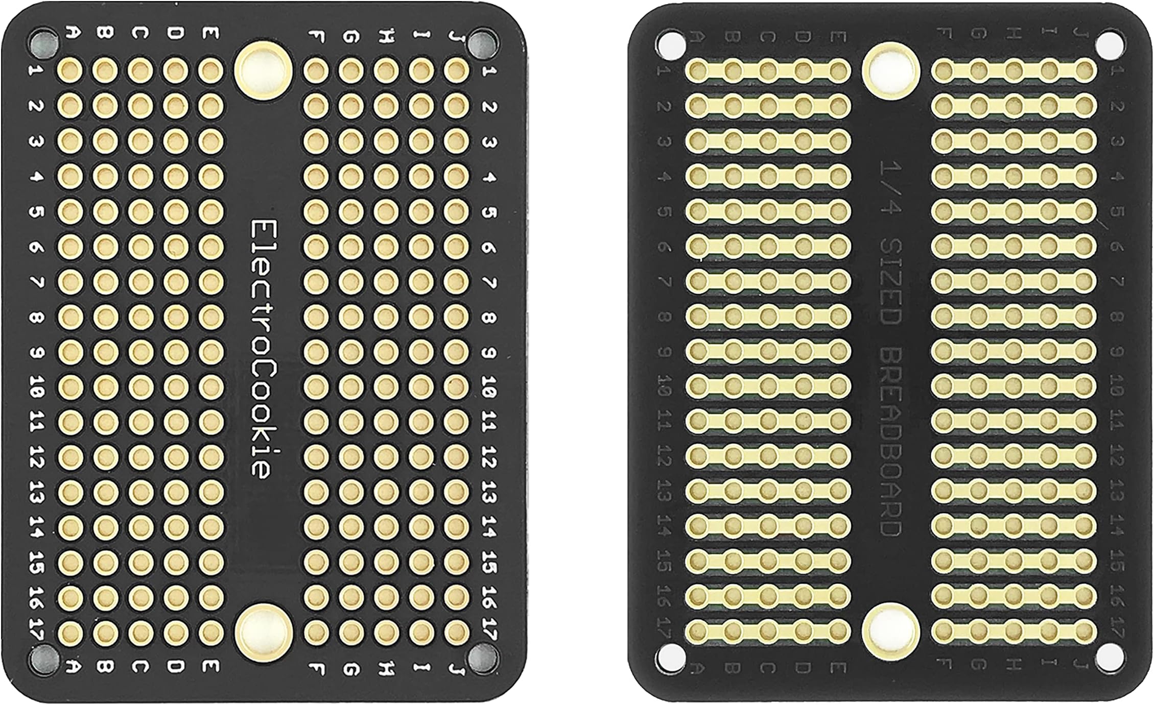Amazon.com: ElectroCookie PCB Prototype Board Solderable Breadboard for ...