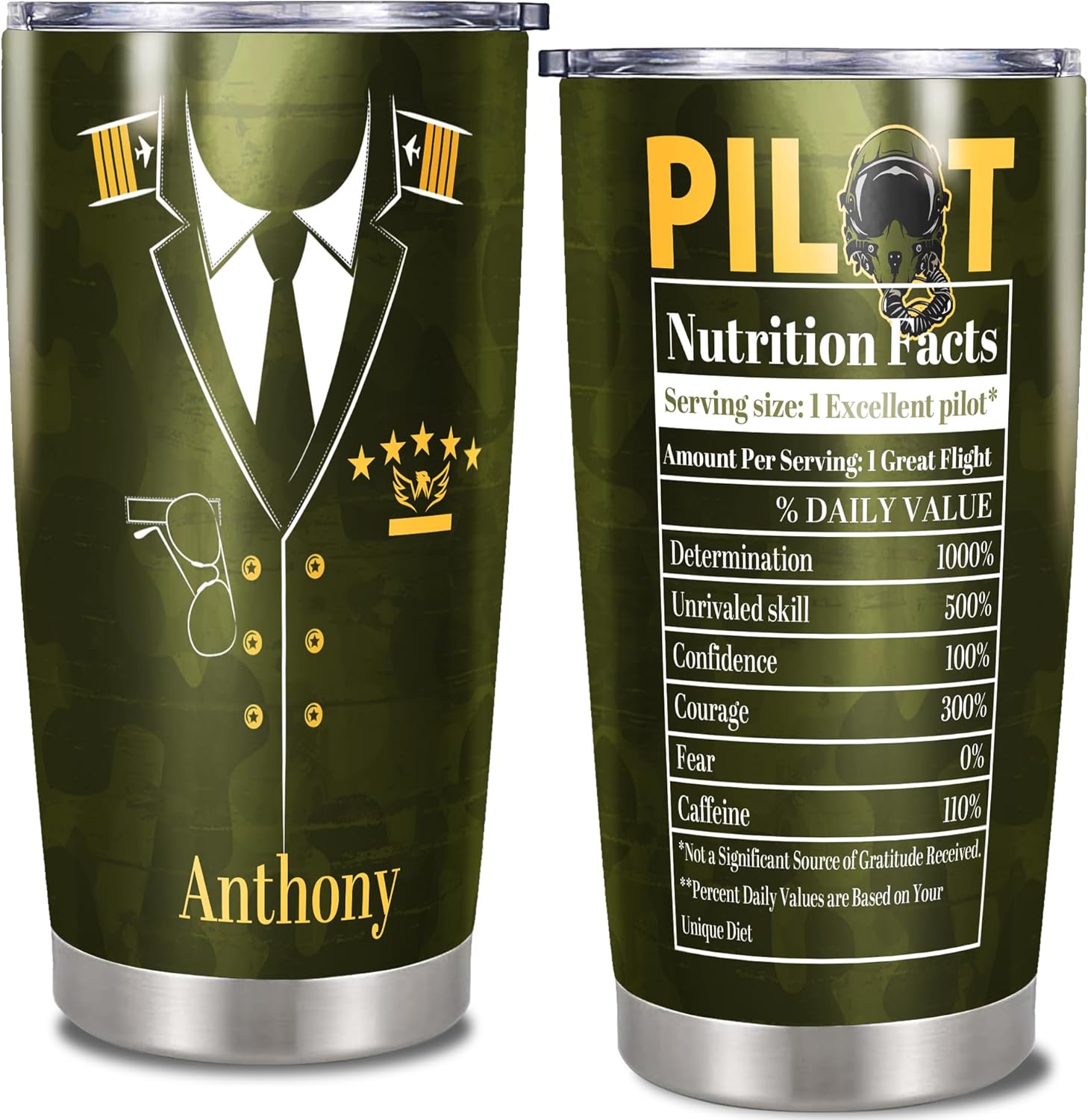 Amazon.com | Aviation Gifts for Pilots Men Dad Personalized Pilot ...