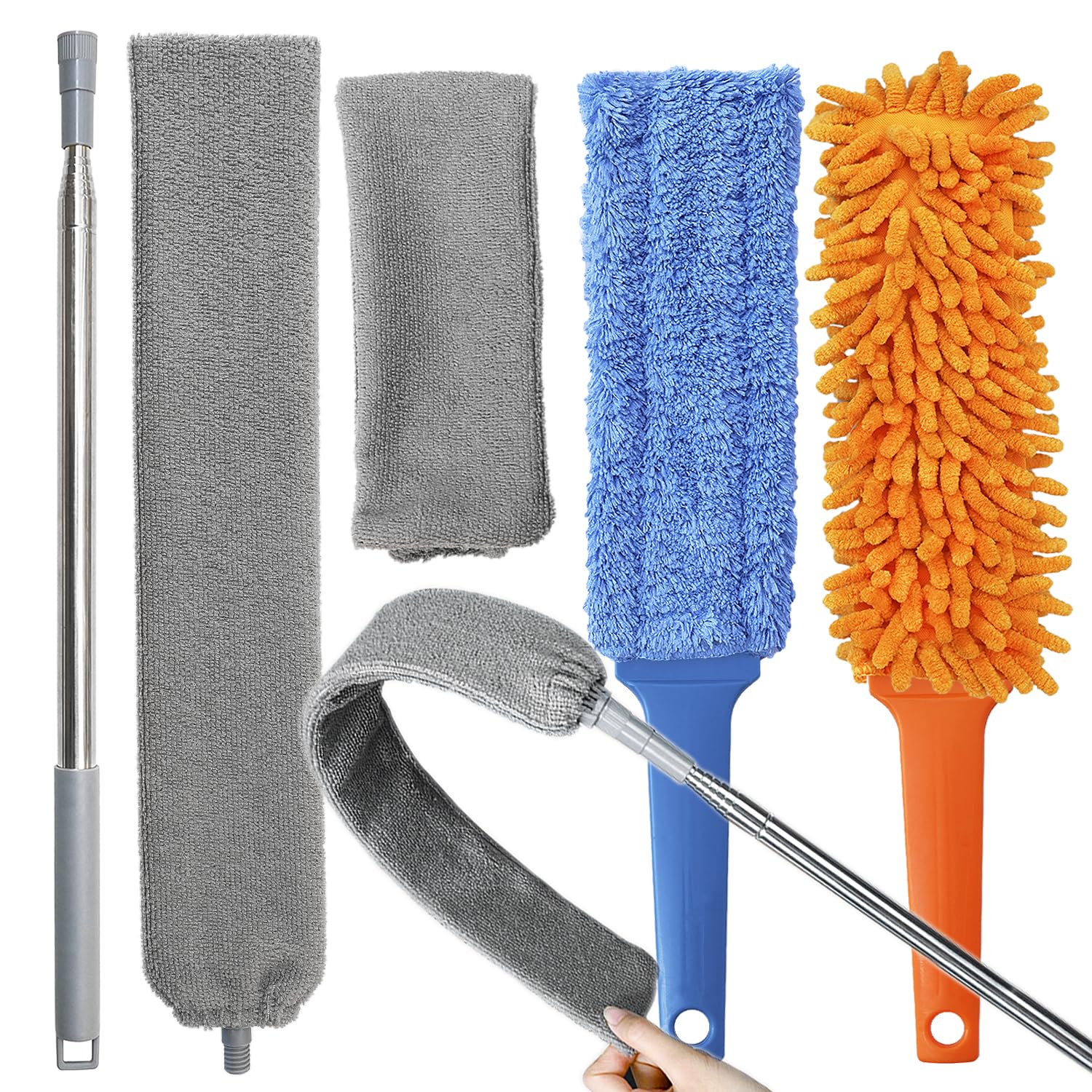 Amazon.com: 3 Pcs Professional Gap Cleaning Duster Sets, 1 Pcs 100 inch ...