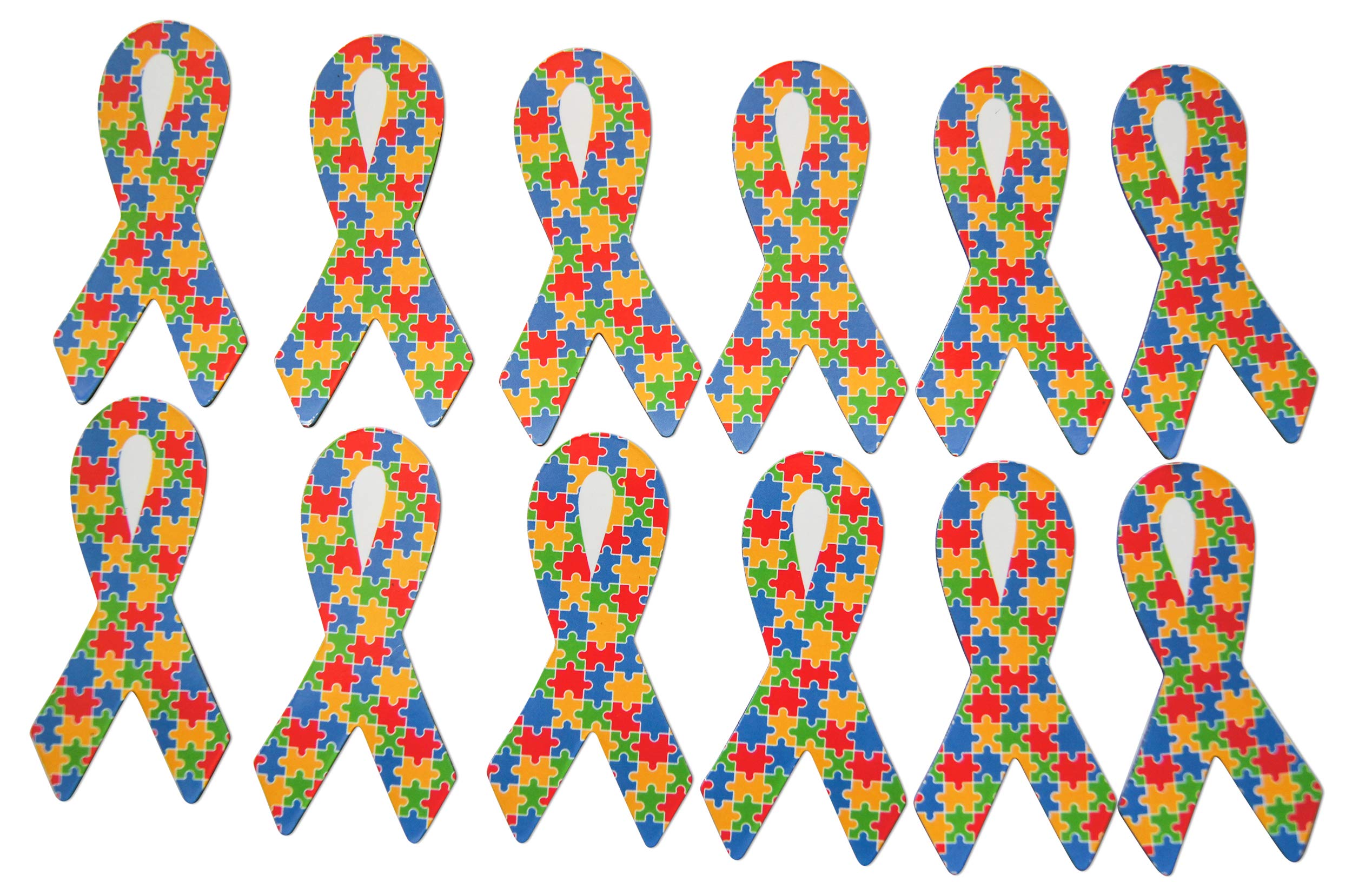 Amazon.com: Novel Merk Autism Awareness Miniature Ribbon Teacher ...