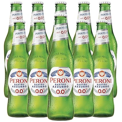 Amazon.com : Peroni Nastro Azzurro 10 Pack 0.0 NA Beer Non-Alcoholic ...