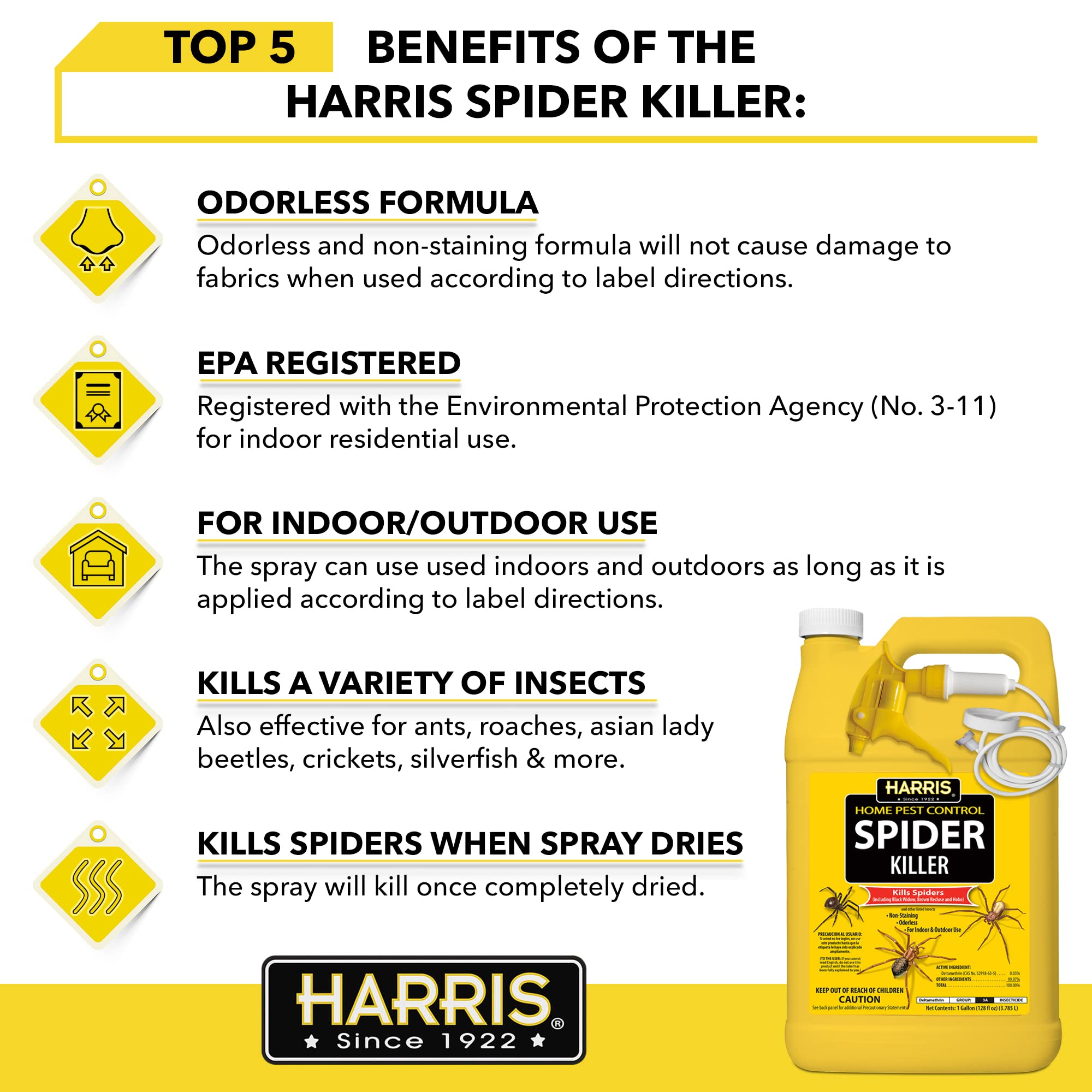 Snapklik.com : Harris Spider Killer, Liquid Spray