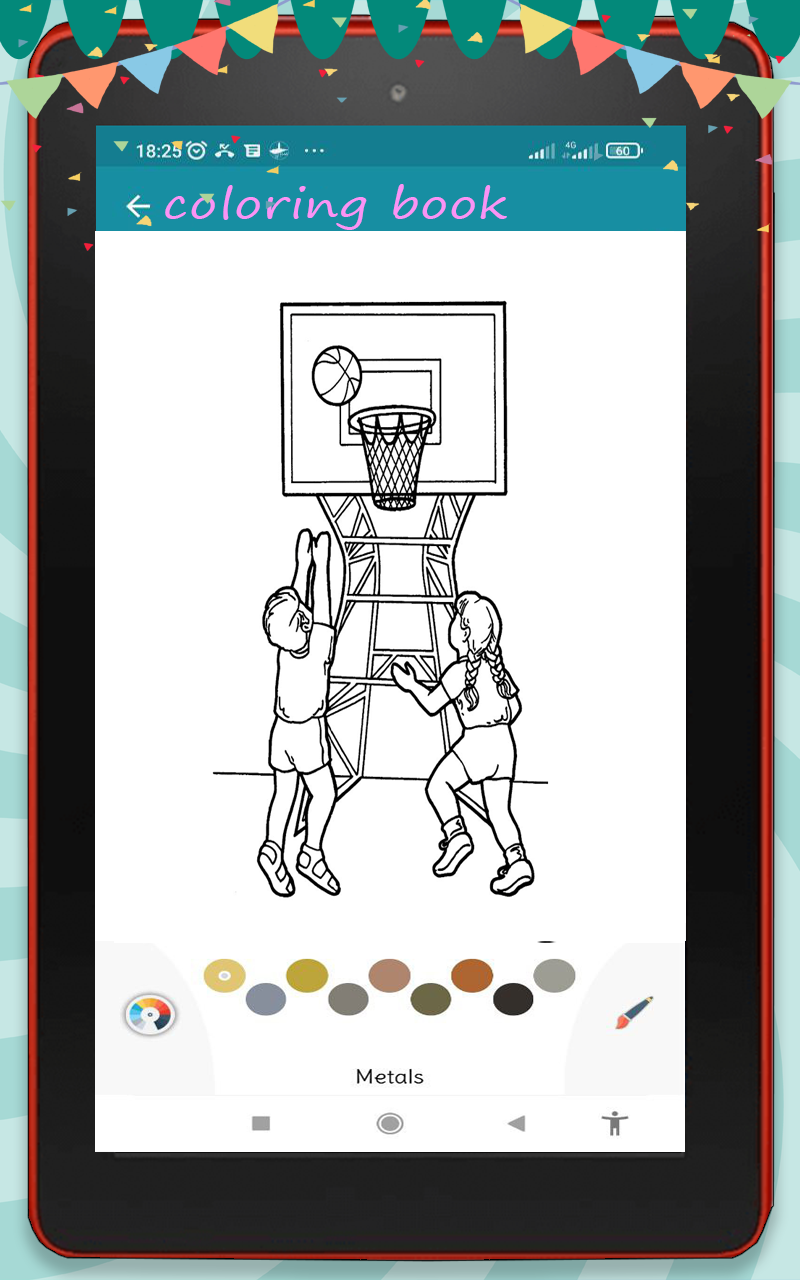 Sports Coloring game Coloring Books for Kids Cool Sports And Games ...