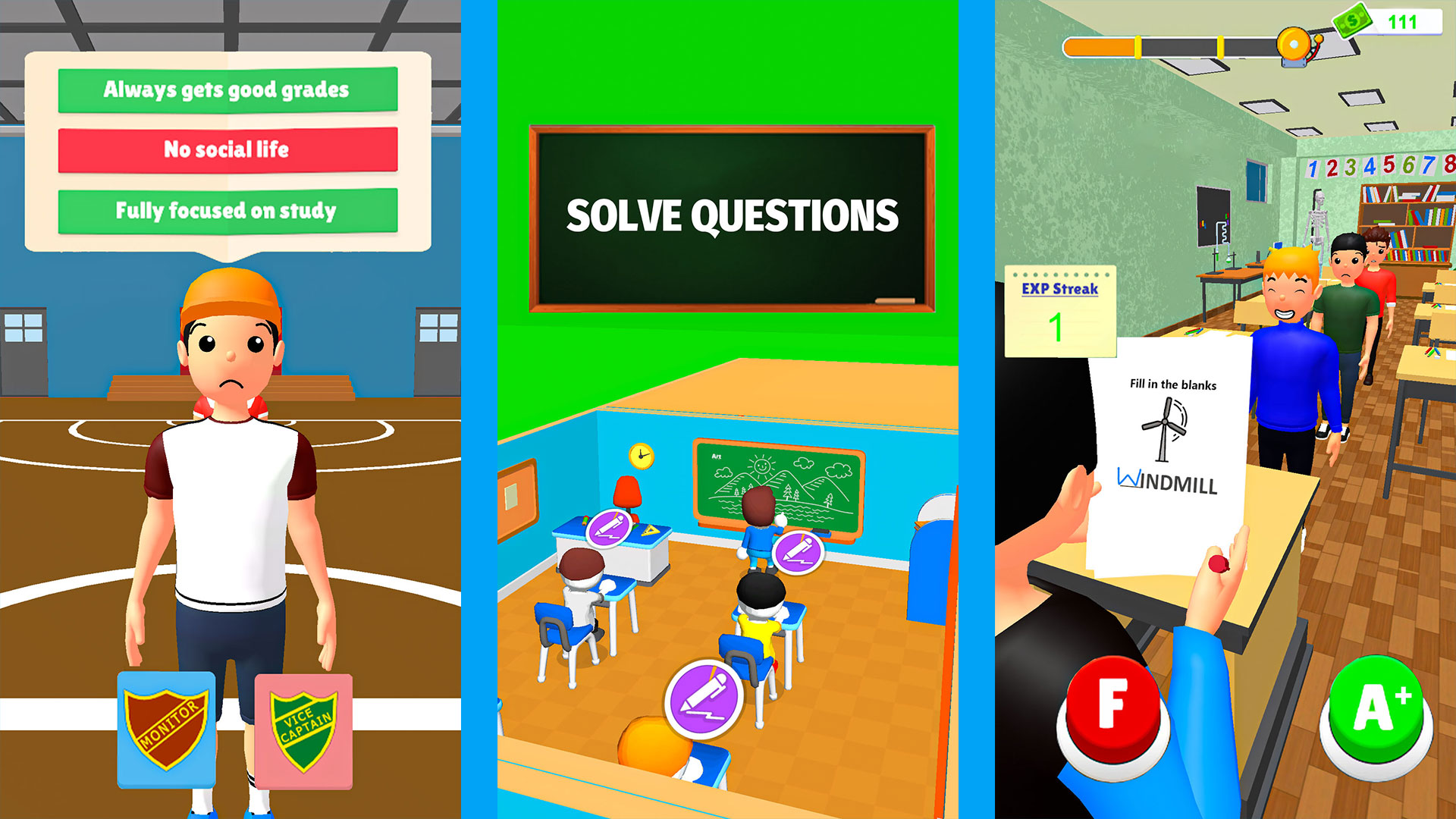 Anime Teacher Sim: My School Life Challenge 3D Pass or Fail Classroom ...