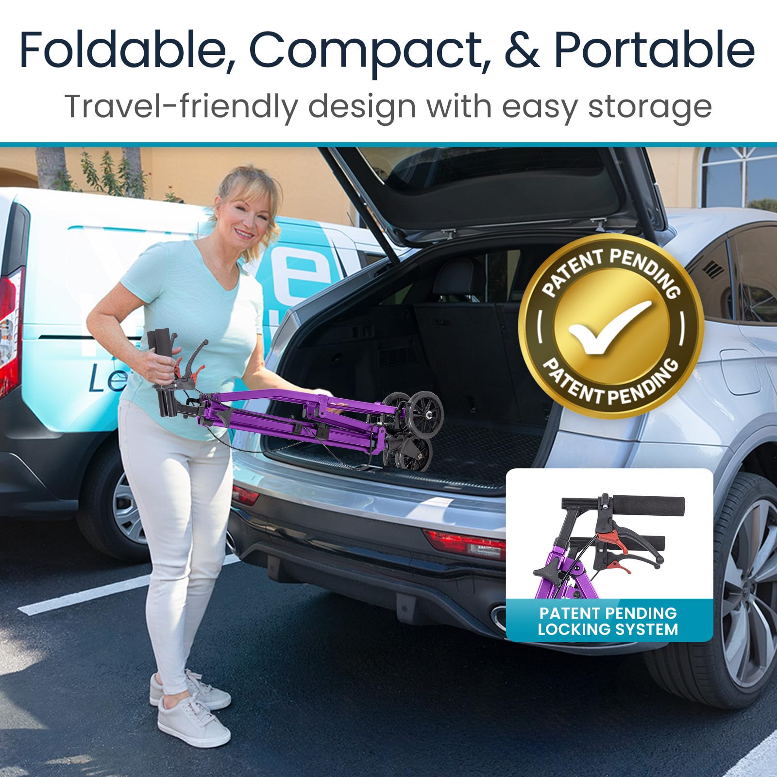Snapklik.com : Mobility Lightweight Walker For Seniors - Narrow ...