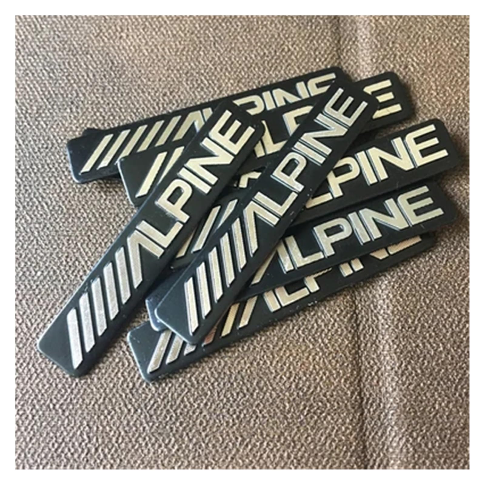 Alpine Audio Logo YSRWTBBA 10x /////ALPINE ALPNE Car Hi Fi Speaker