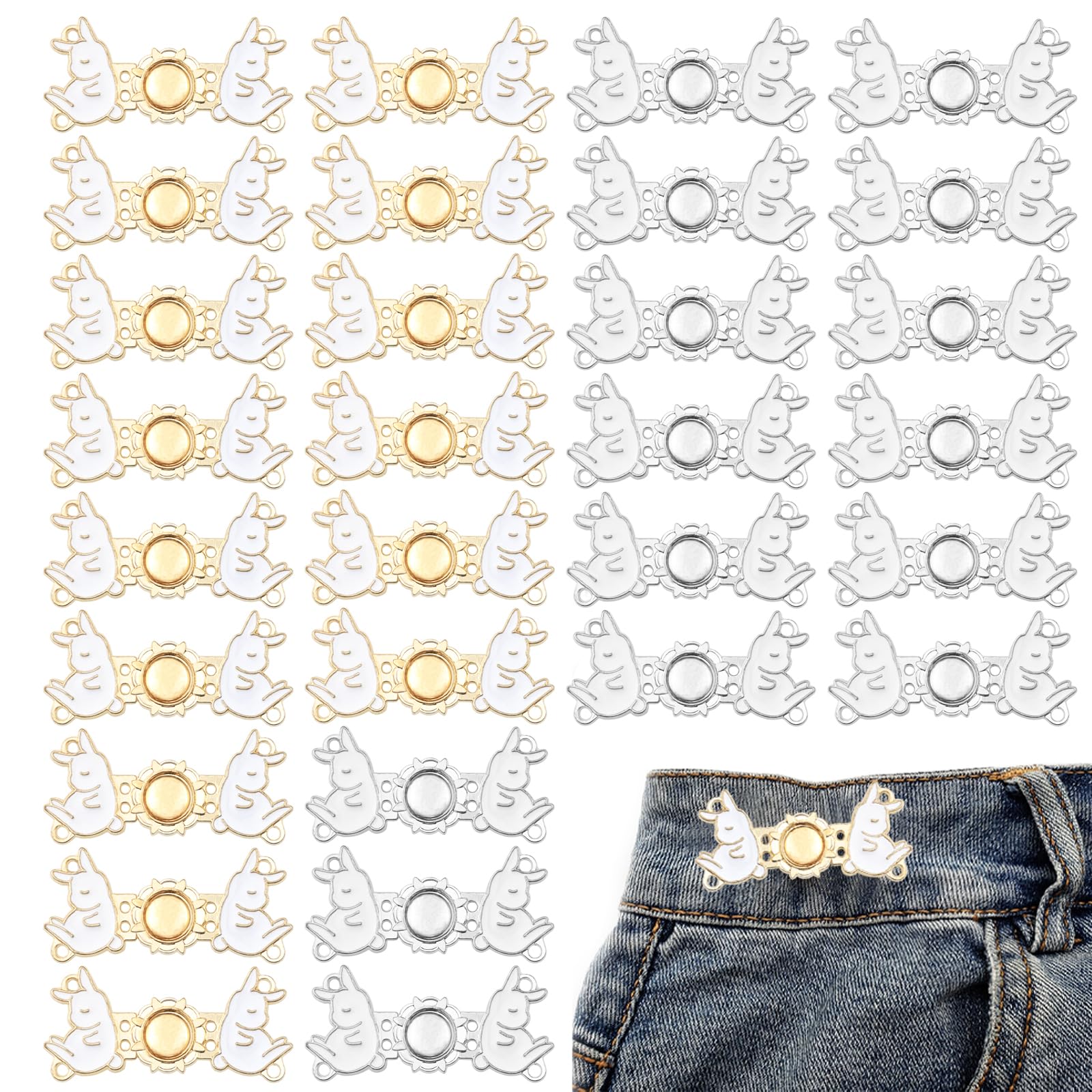 Amazon.com: 30 Pairs Cute Rabbit Button Sewing Pins for Girls ...