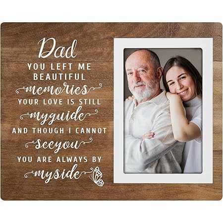 Amazon.com: Memorial Gifts for Loss of Father - Memorial Picture Frames ...