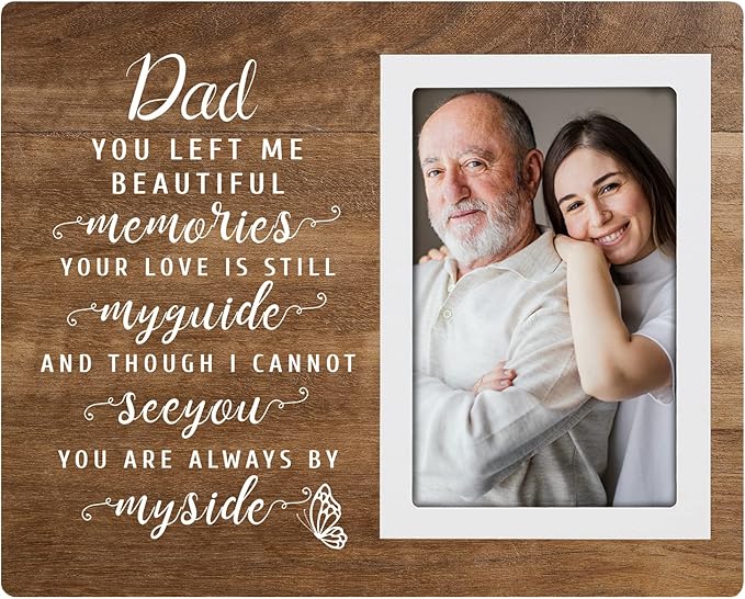 Amazon.com: Memorial Gifts for Loss of Father - Memorial Picture Frames ...