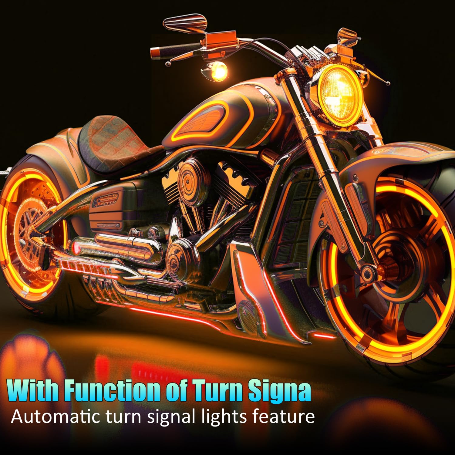 Snapklik.com : SUNPIE Motorcycle Underglow LED Light Kit For Davidson ...