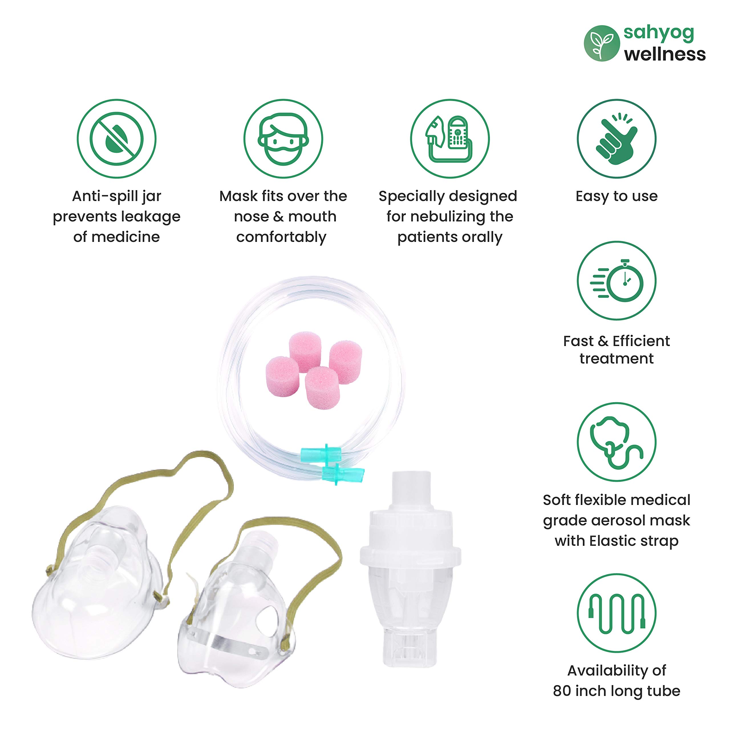 Buy Sahyog Wellness Nebulization kit with Chamber for Child & Adult ...