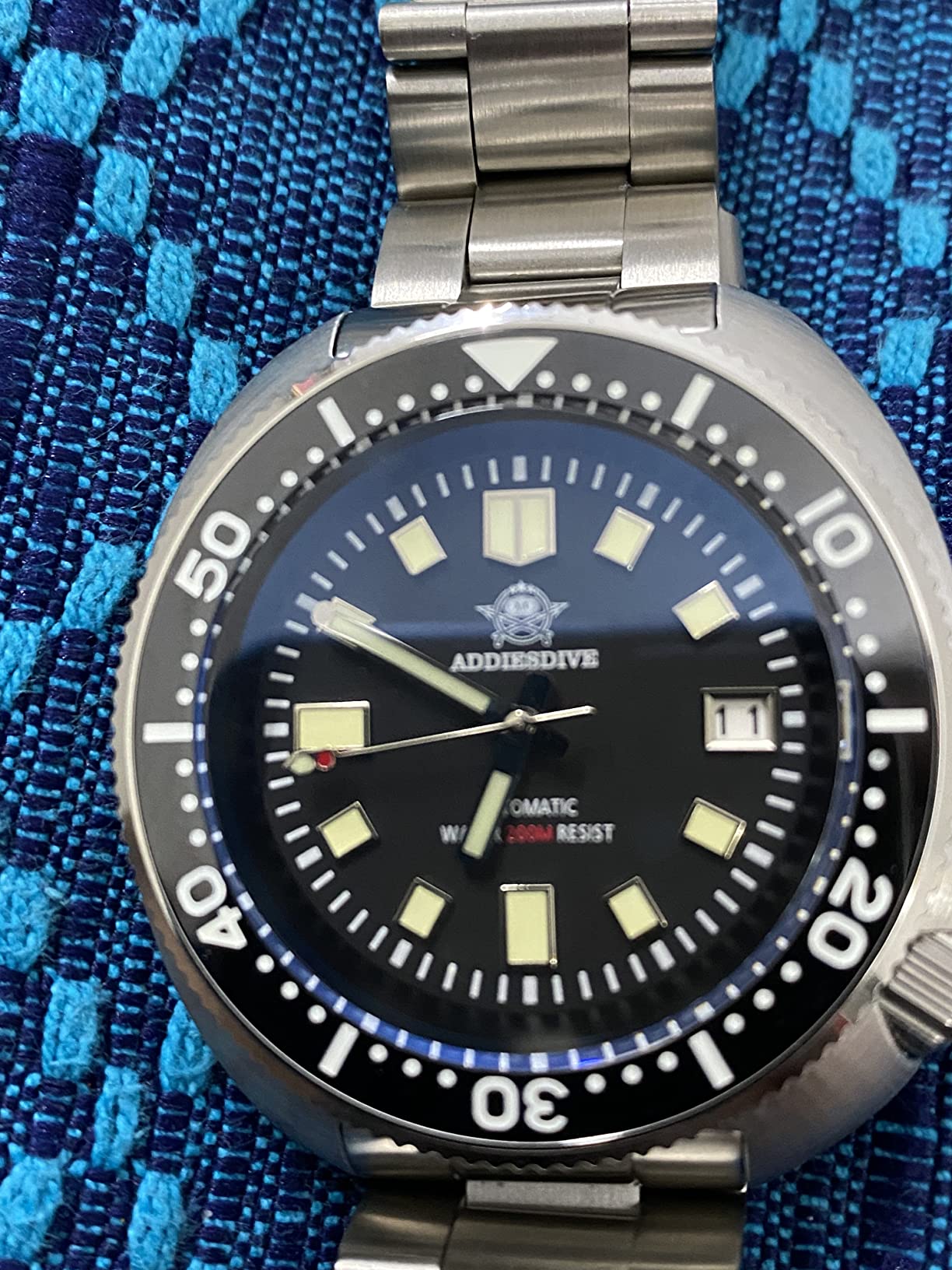 Buy ADDIESDIVE Automatic Diver 200 M Mens Watch Luminescent Mechanical ...