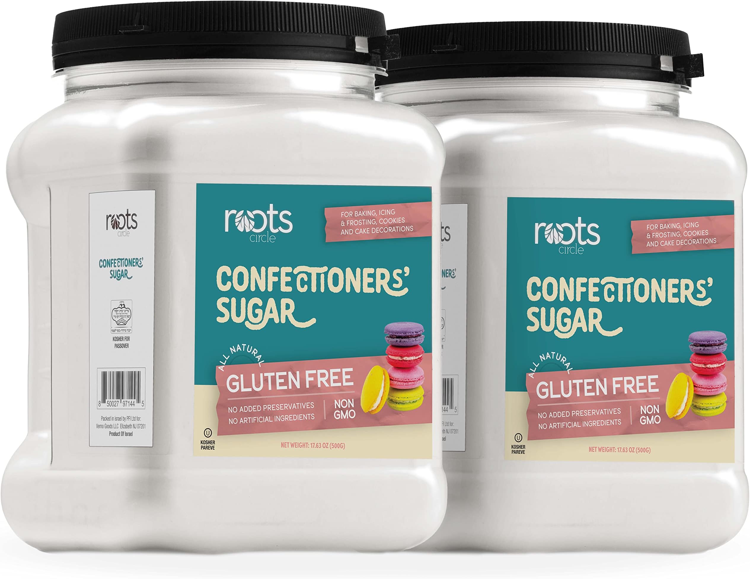 Amazon.com : Roots Circle Confectioners Sugar | Non GMO & Gluten-Free ...