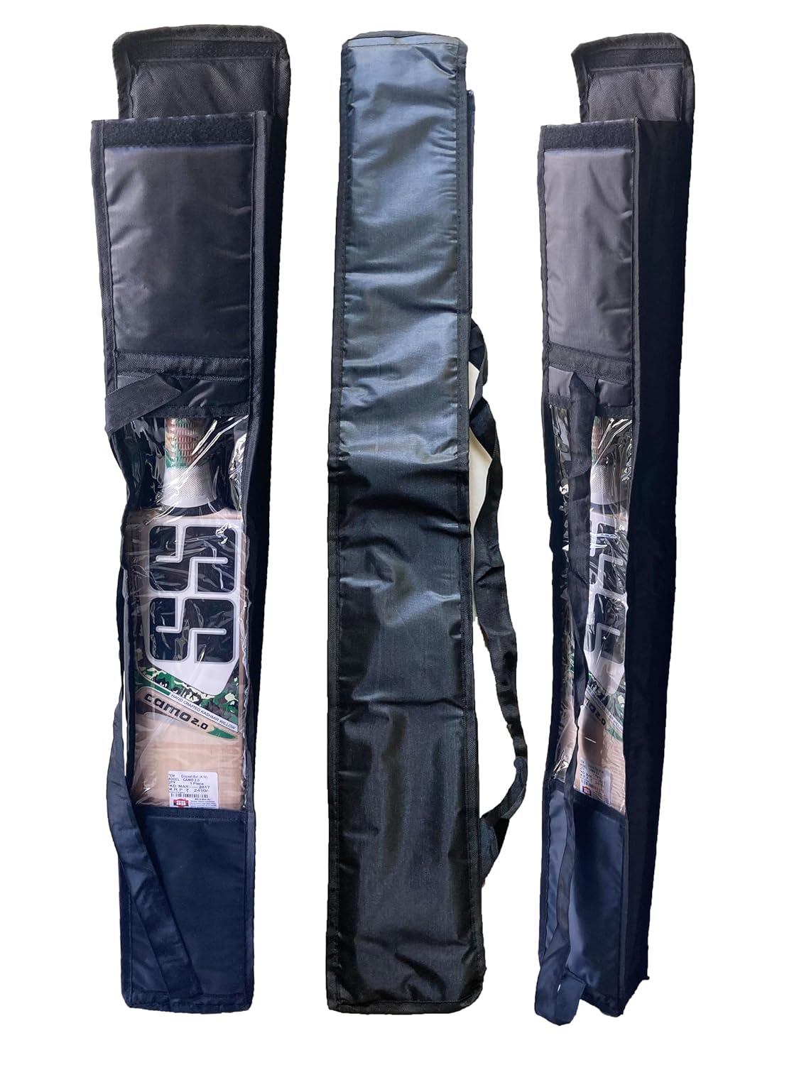 Buy Polyester KE Black Shiny Cricket Bat Cover (Foam Padded)(Standard ...