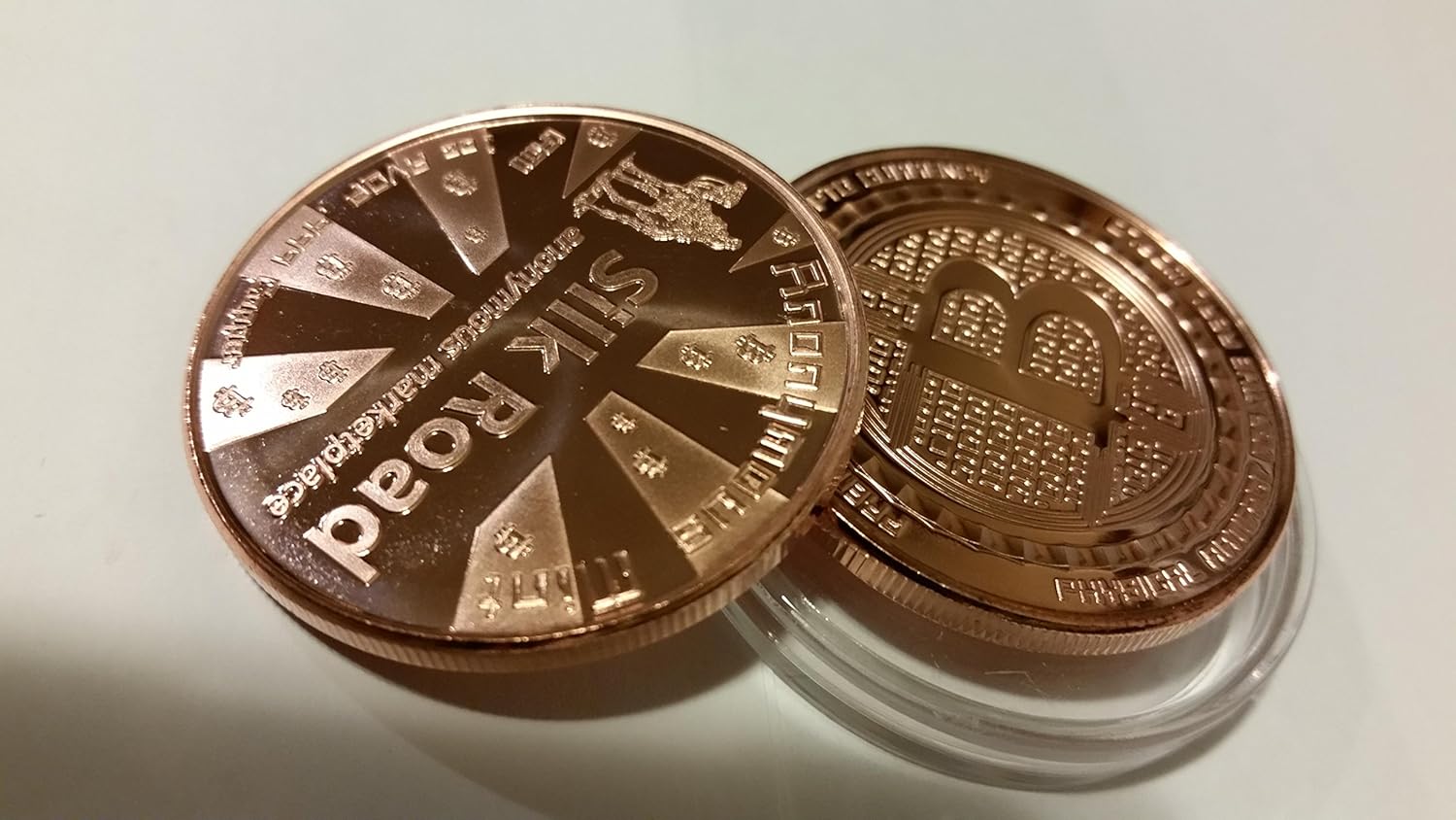 Two Pack of Bitcoins Silk Road Copper 1 Ounce Coins at Amazon's ...