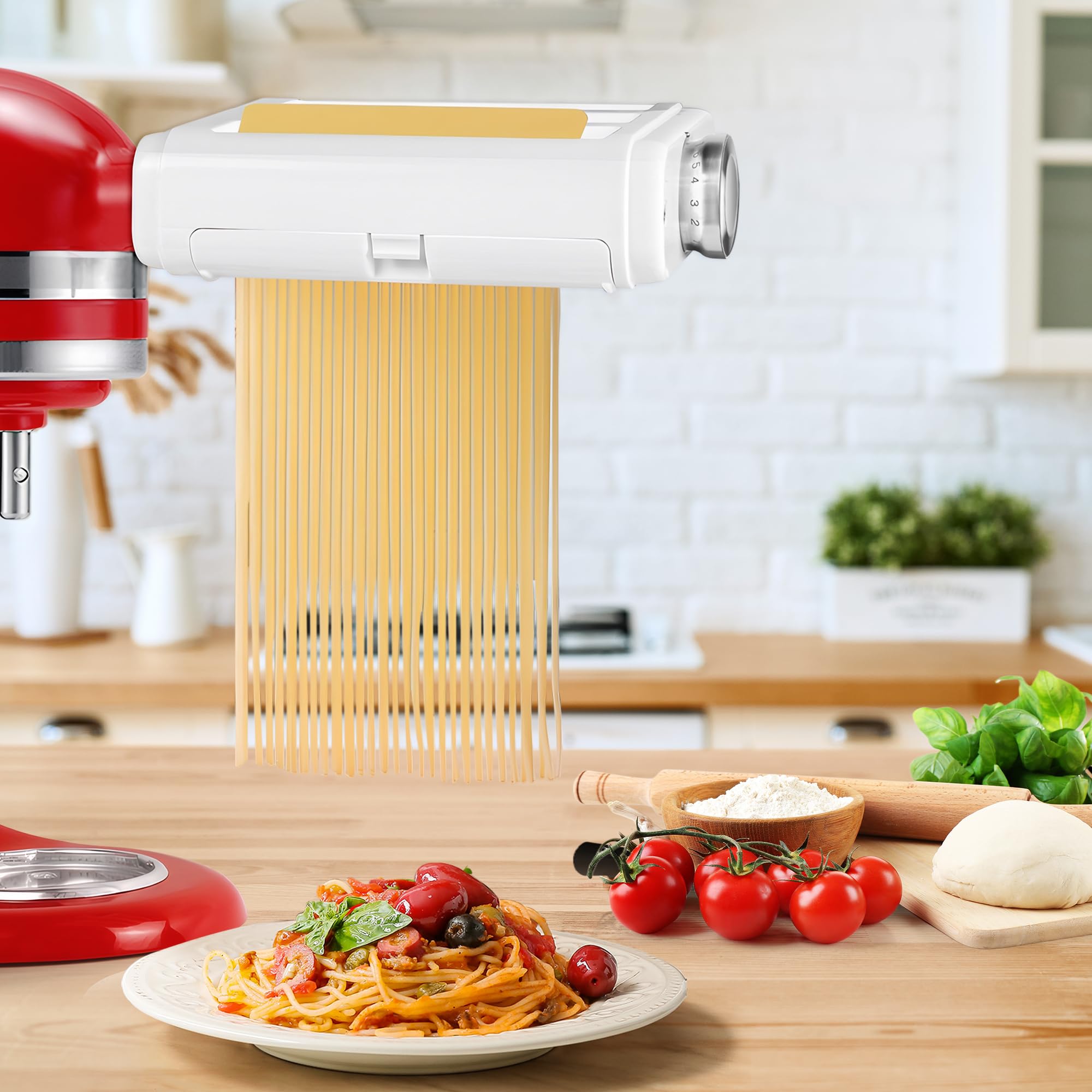 Snapklik.com : Pasta Maker Attachment 3 In 1 Set For KitchenAid Stand ...