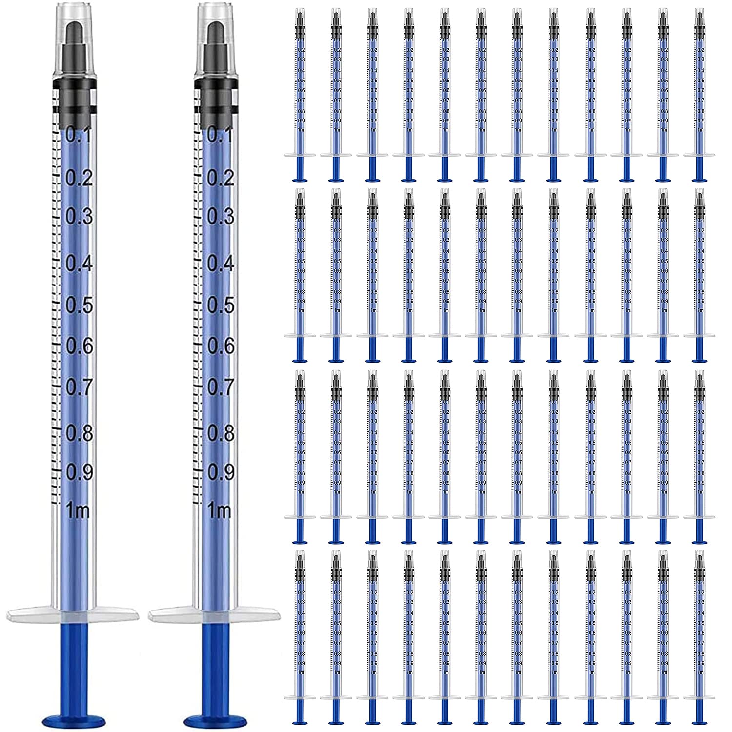 Pipette Colostrum FSWWSF Plastique Seringue 50pcs Seringue 1ml Sterile ...