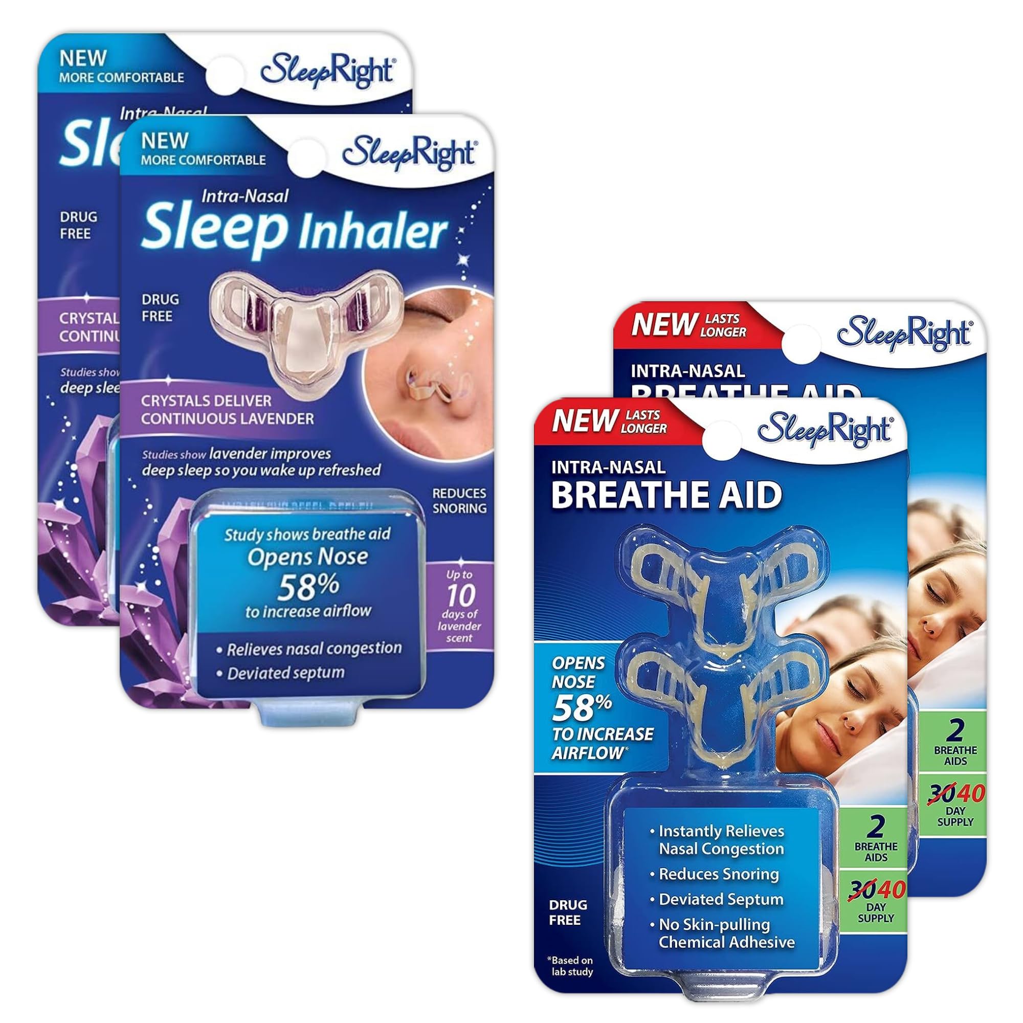 Amazon.com: SleepRight Ultimate Nasal Wellness Bundle: Breathe Easy ...