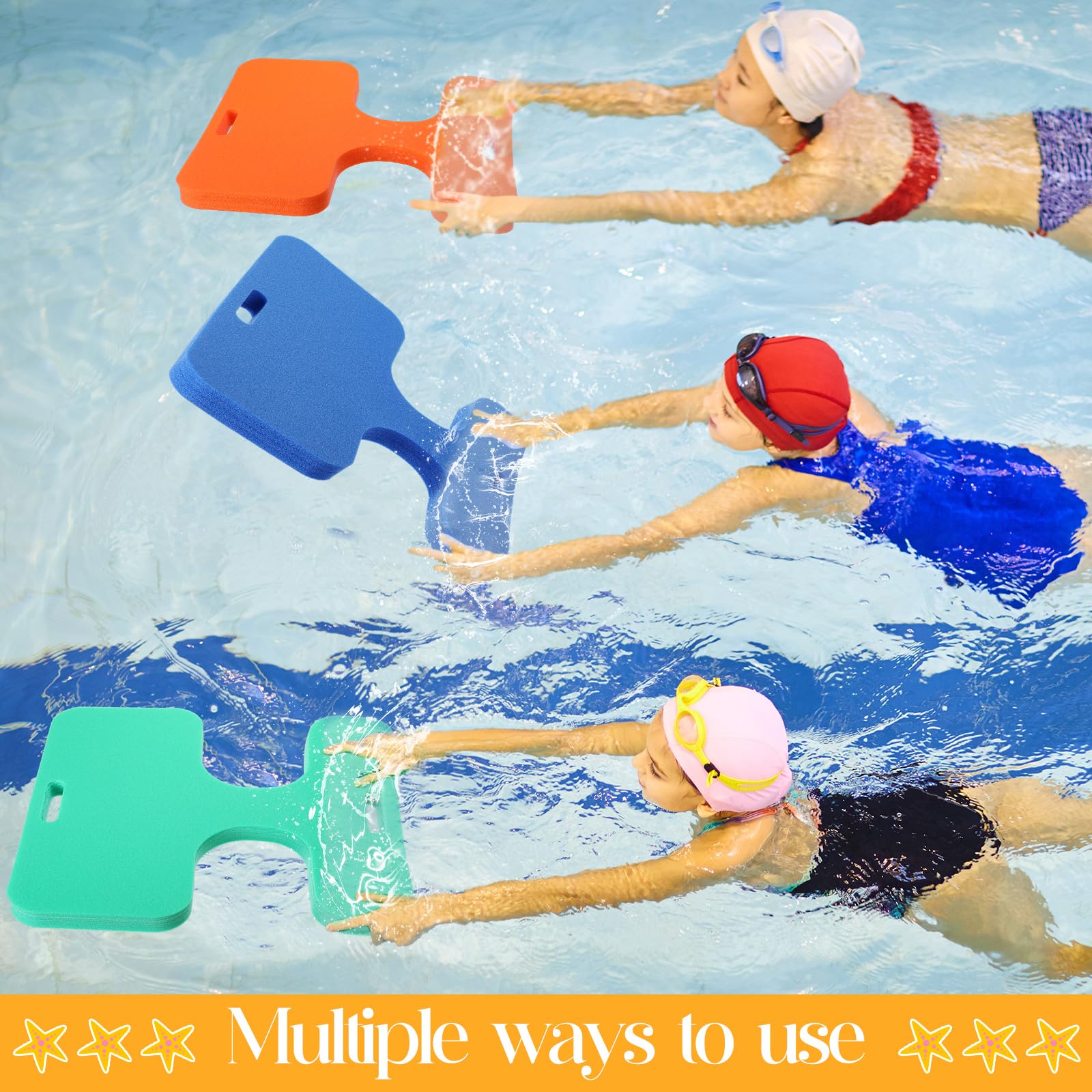 Blueweenly 4 Pcs Water Saddle Float Foam Water Saddle Buoyant Saddle 22 ...