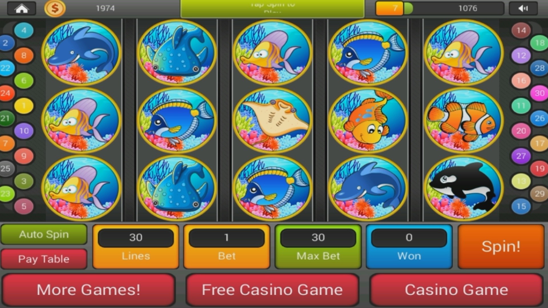 Shark Attack Riches Casino Video Slots Machine Games For Android ...