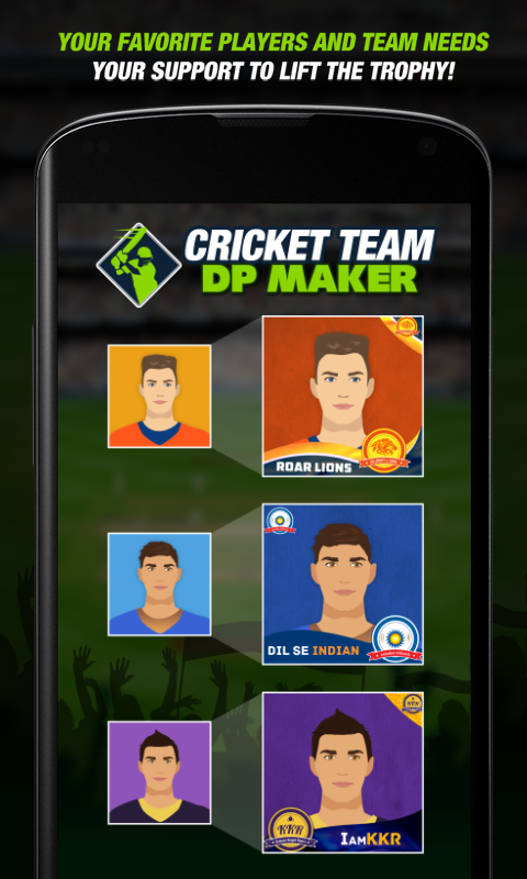 Cricket Team DP Maker - Application sur Amazon Appstore