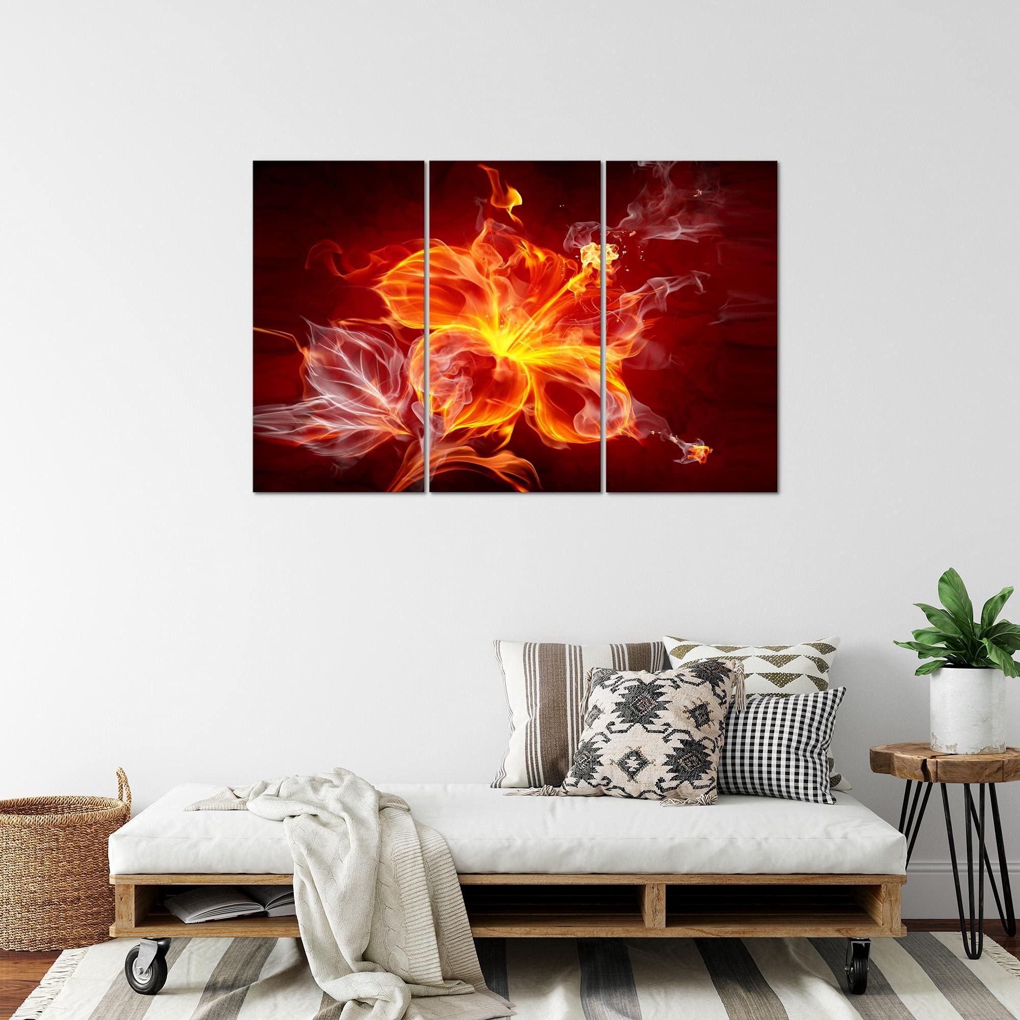 Fiery Flower Wallpaper Just Finished My First Digital Piece! Fire