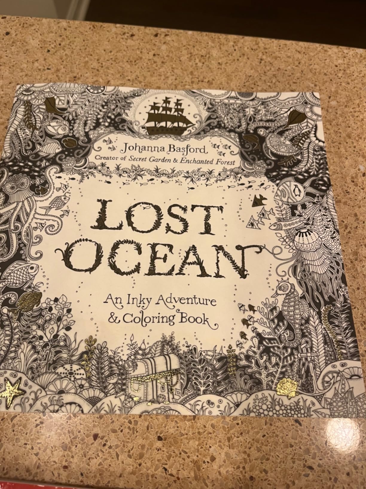 Lost Ocean An Inky Adventure & Coloring Book for Adults by Johanna ...