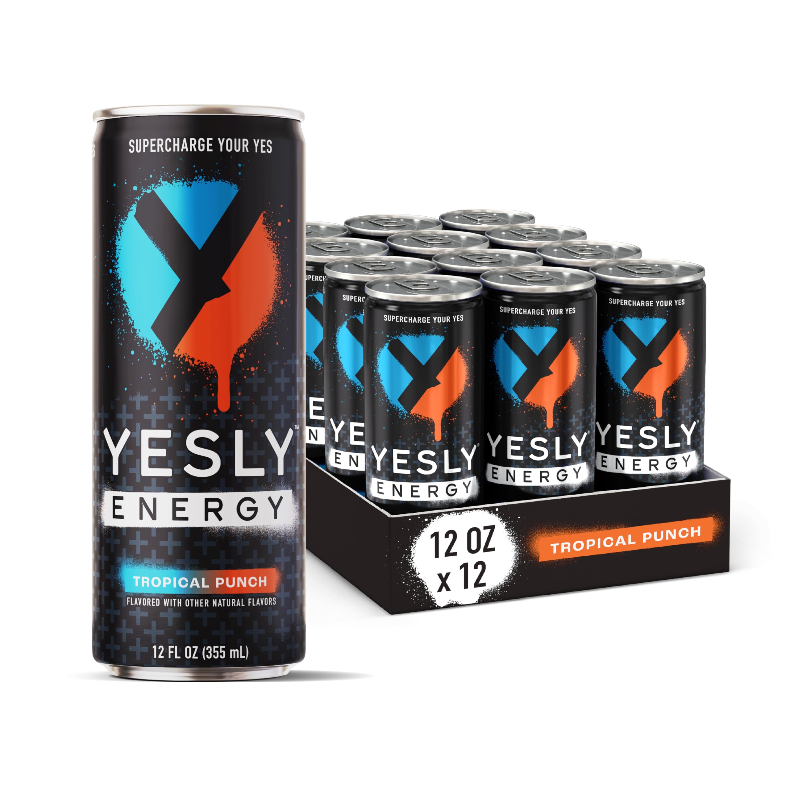 Amazon.com : Yesly Energy - All Natural Clean Energy Drink - Zero Sugar ...