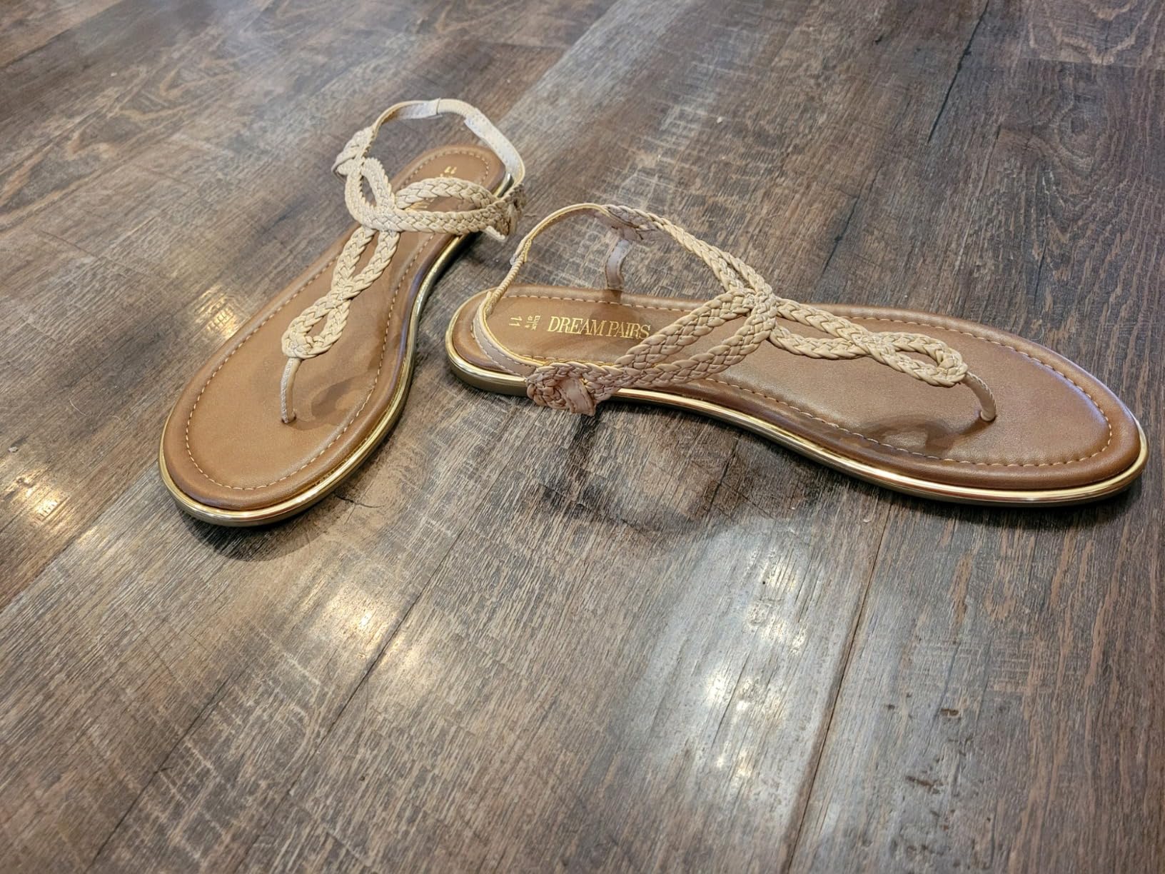 Amazon.com | DREAM PAIRS Women's Flat Sandals Dressy Summer Stappy ...
