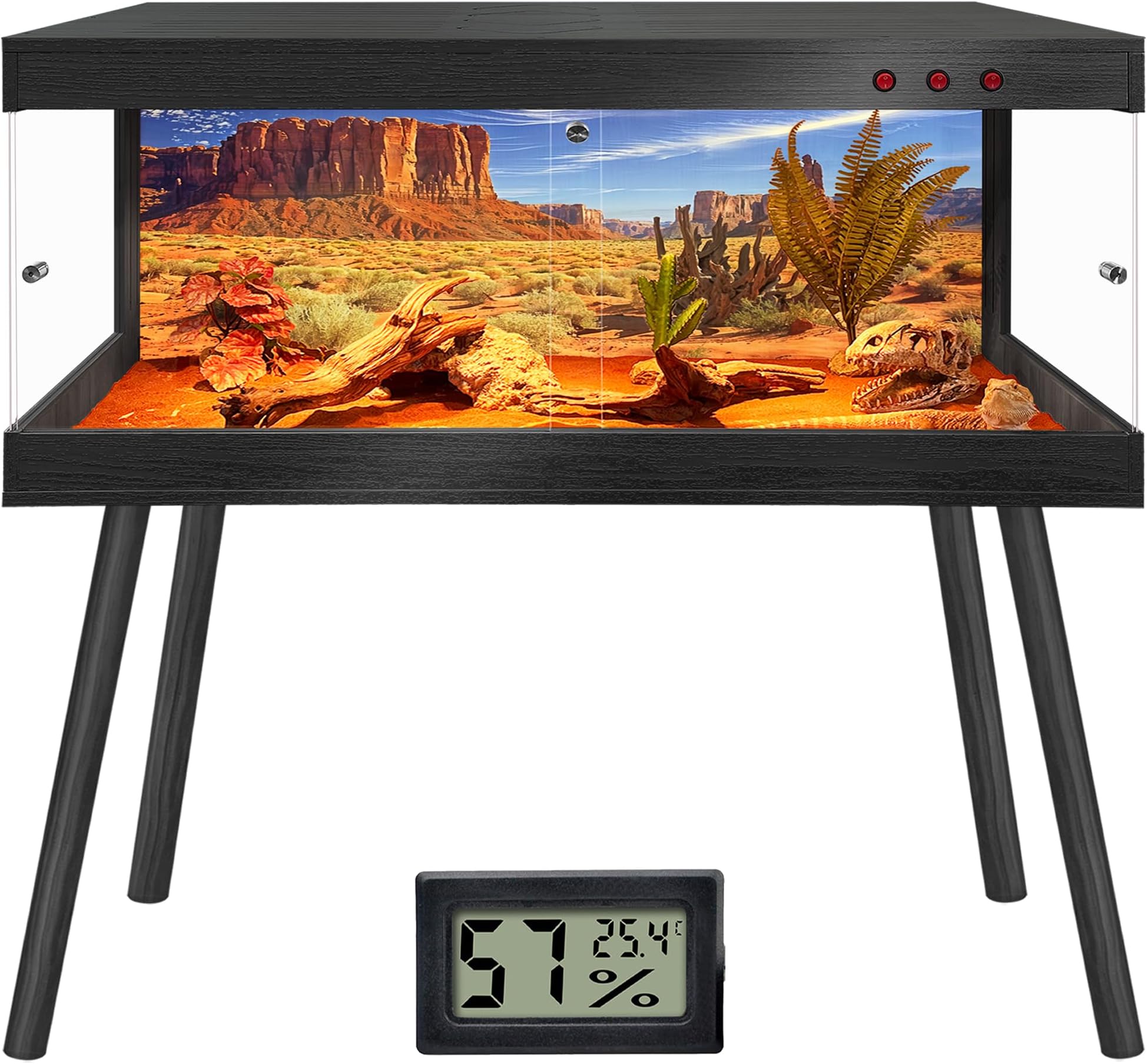 Amazon.com : Royxen Bearded Dragon Tank with Leg Stand 78 Gallons ...