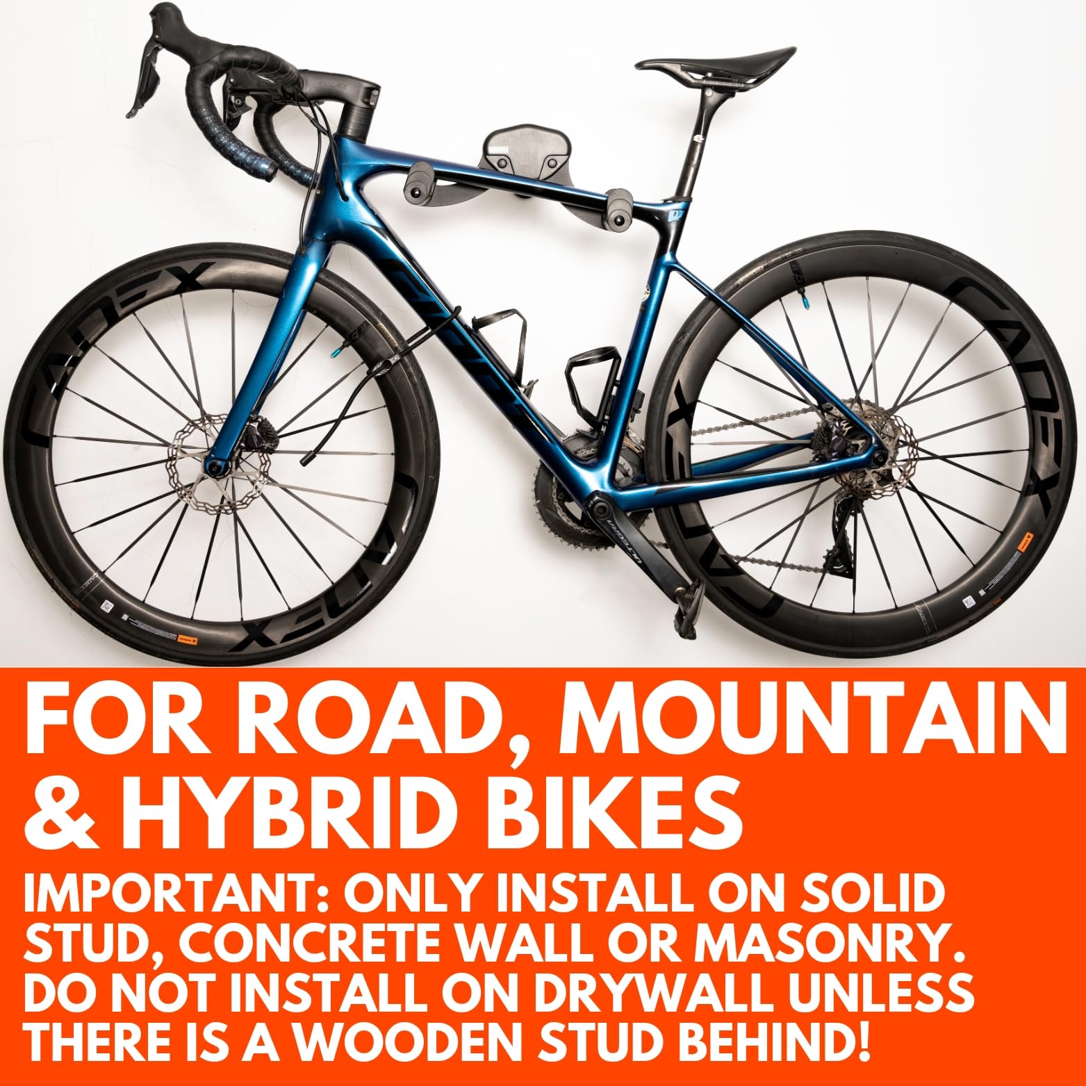 Snapklik.com : DUROVELO Bike Wall Mount - Horizontal Wall Hanger ...