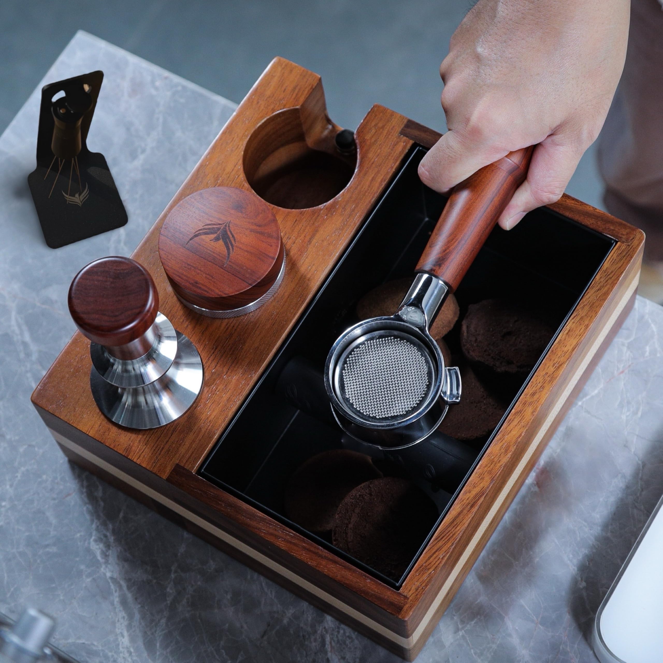 Amazon.com: KNODOS 58.5mm Espresso Tool Kit For Gaggia Includes Naked ...