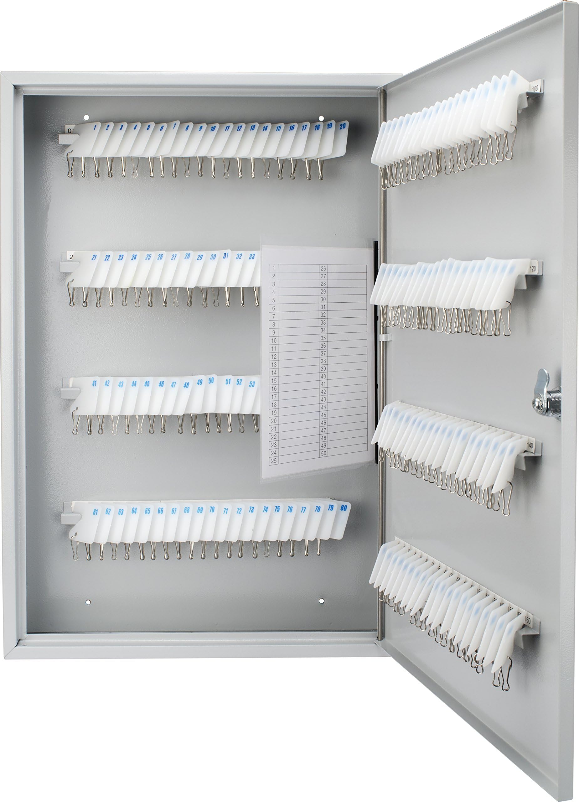 Amazon.com: Barska 200 Keys Adjustable Box with RFID Lock, Grey ...