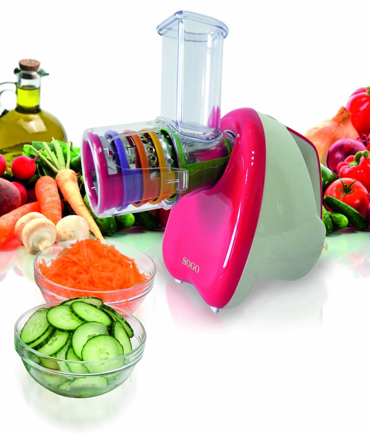 SOGO Electric Multi Slicer and Grater, 150W : Amazon.in: Home & Kitchen