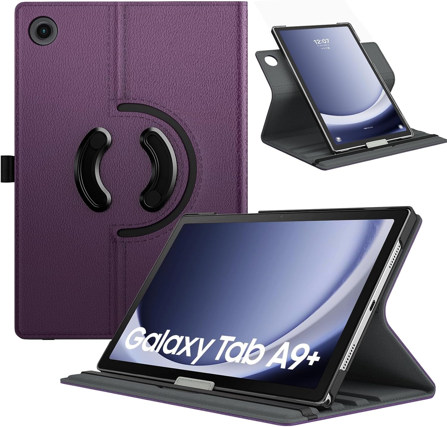 Amazon.com: TiMOVO Rotating Case for Samsung Galaxy Tab A9+/A9 Plus 11 ...