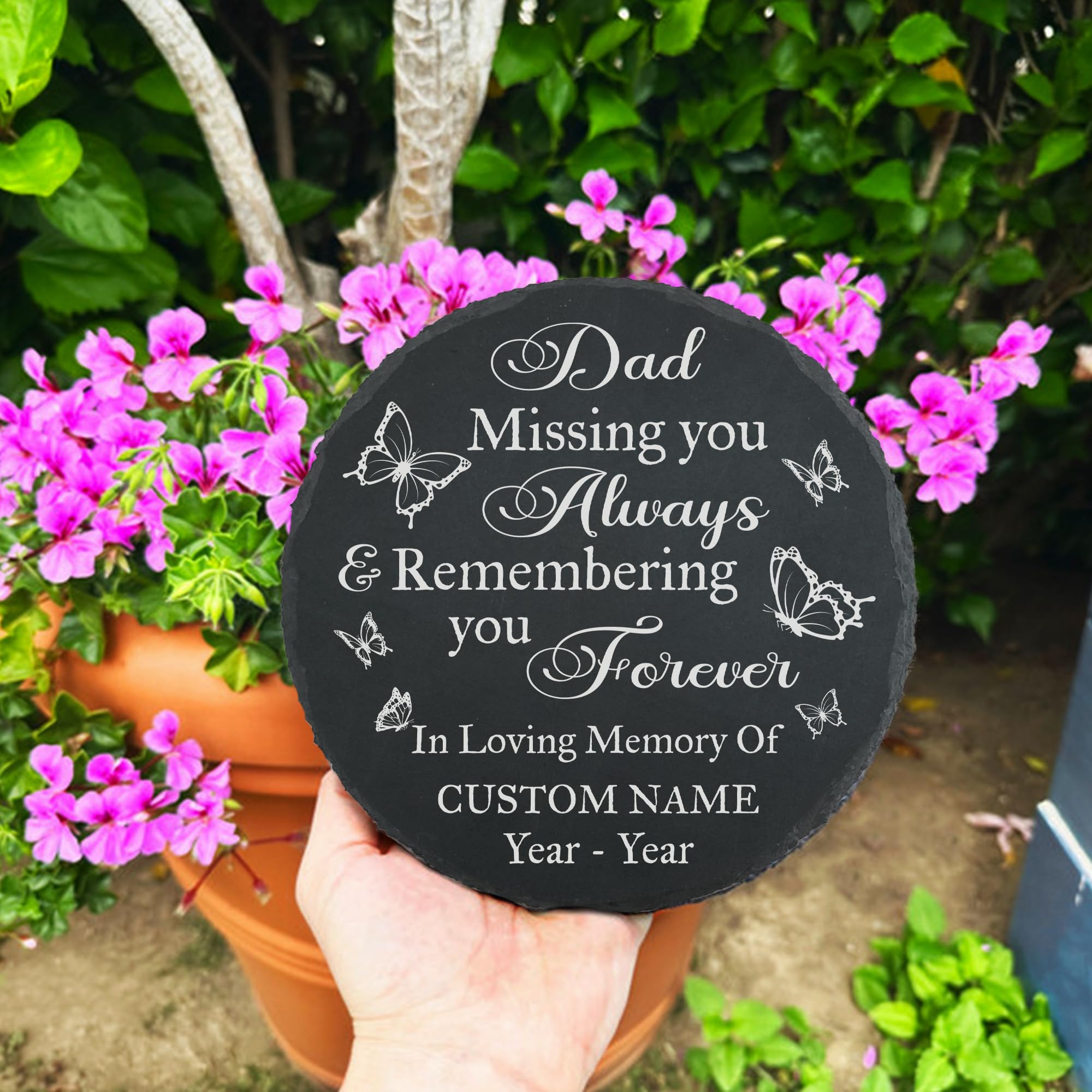 Dad Memorial Garden Stone Grandfather Memorial Stone